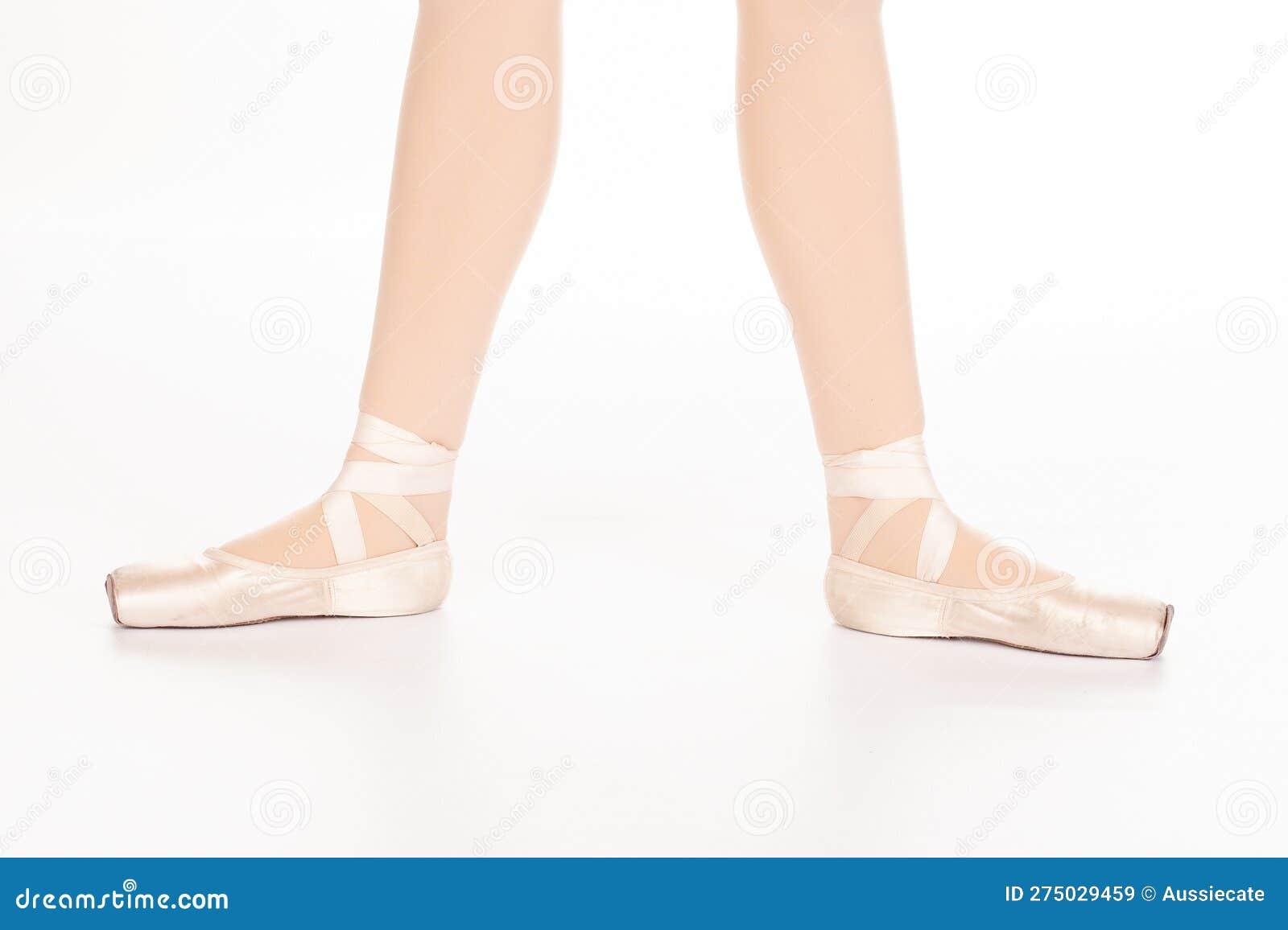 En Pointe CORRECT Second Position Showing Calves Front on Teachers ...