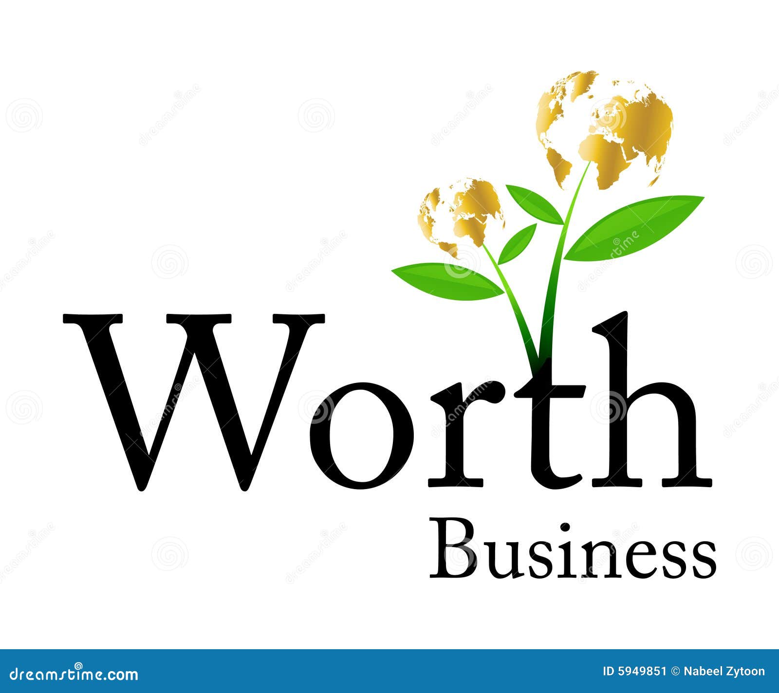 En Valeur Le Logo D'affaires Illustration de Vecteur - Illustration du ...