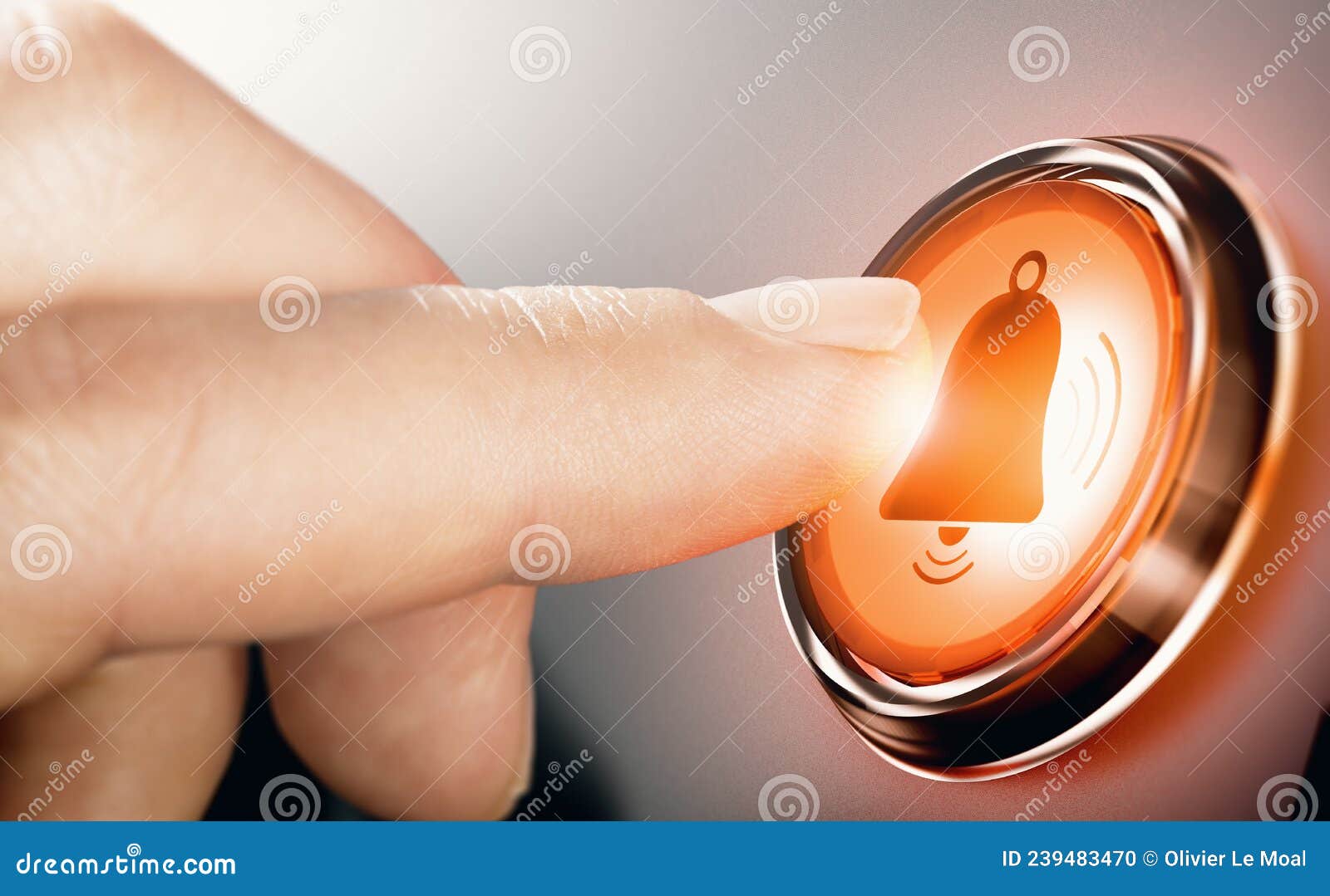 Old Bell Button At Houses In Venice, Symbolizing A Shouting Antiqoe Man ...