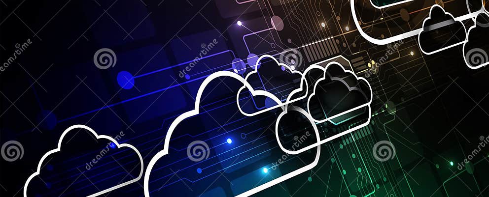 Enabling Secure and Flexible Cloud Computing Infrastructures Stock Vector - Illustration of ...