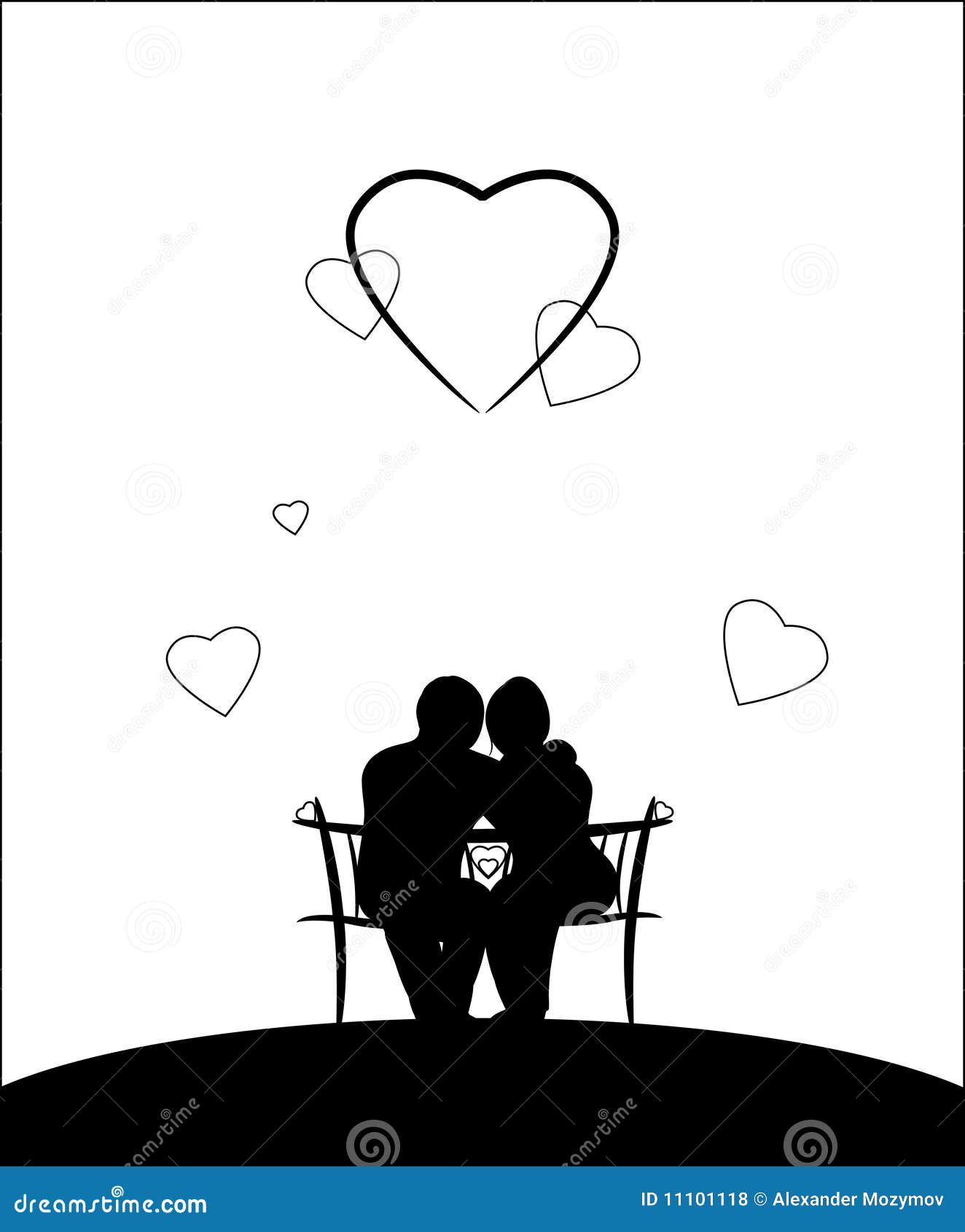 Enamoured stock vector. Illustration of romanticism, heart - 11101118