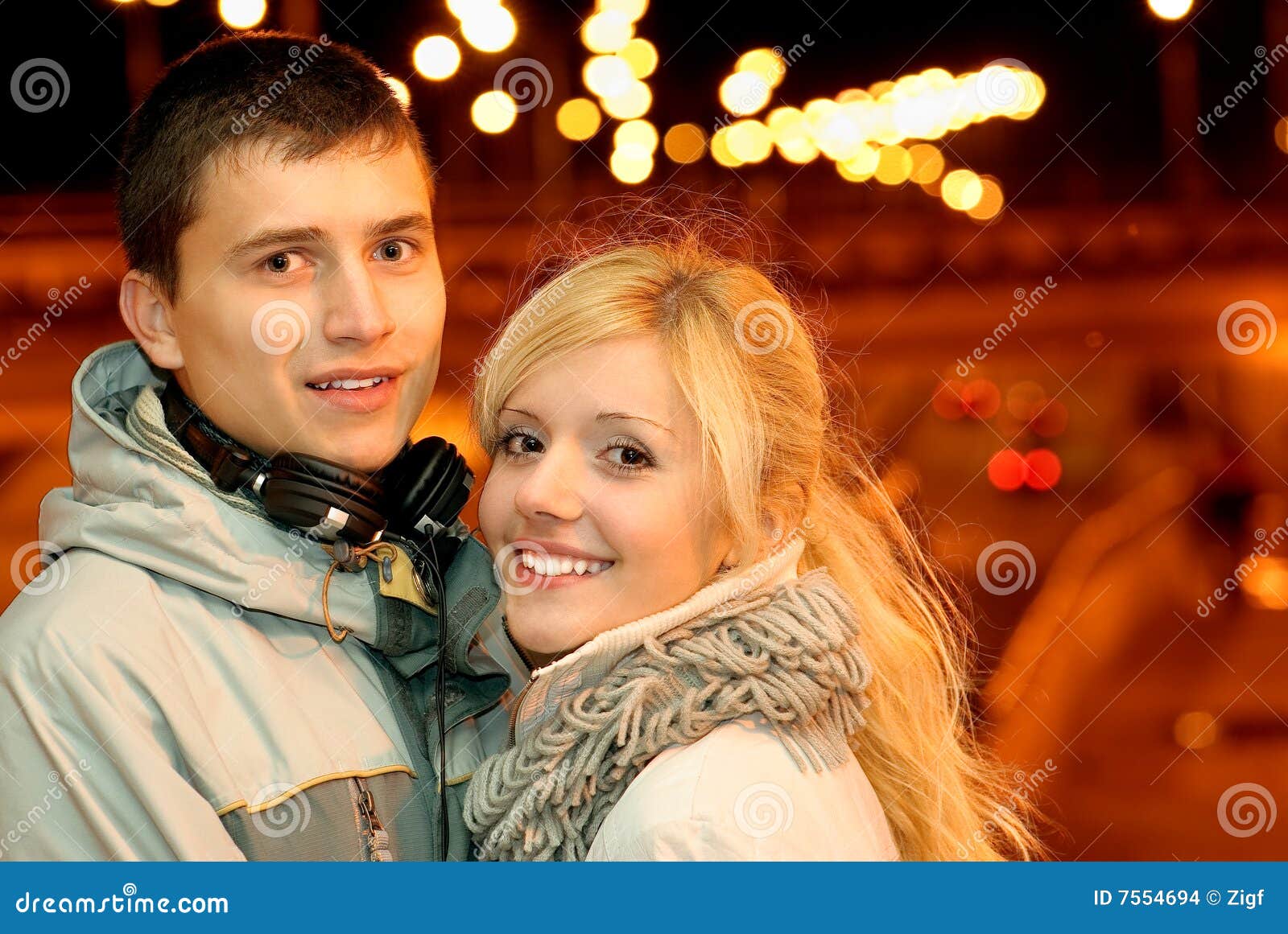 Enamoured couple stock photo. Image of embracing, laughing - 7554694
