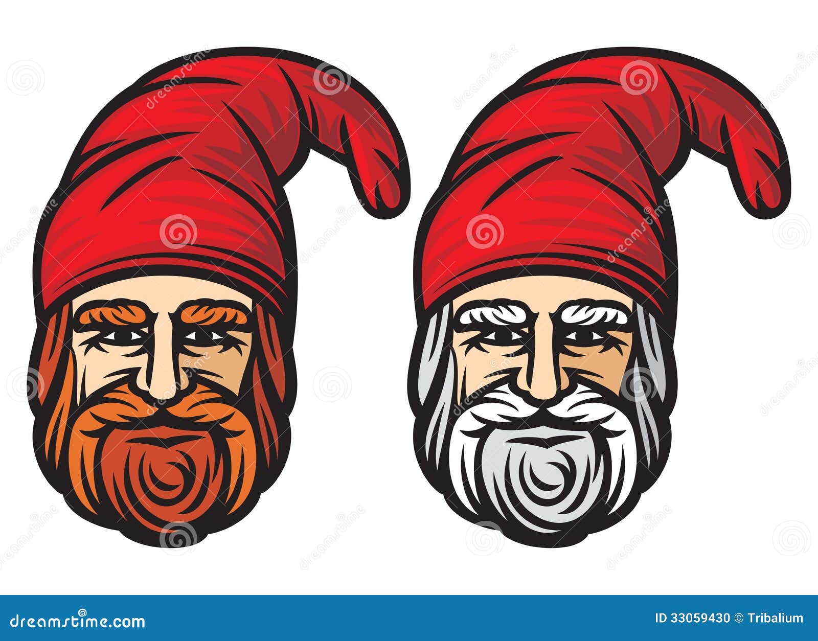 Enano feliz ilustración del vector. Ilustración de cara - 33059430