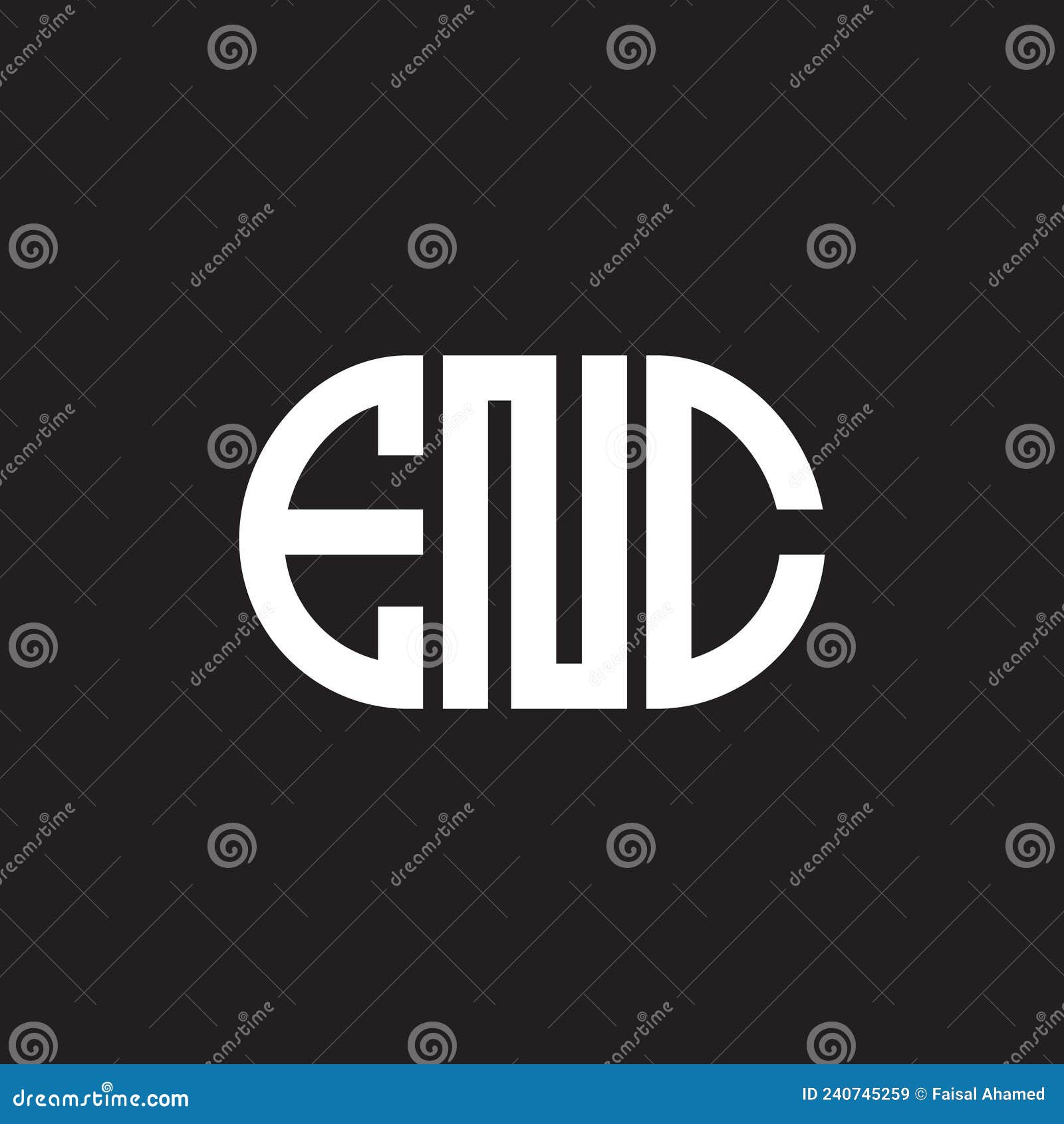 Enc Initials Logo Stock Illustrations – 7 Enc Initials Logo Stock ...