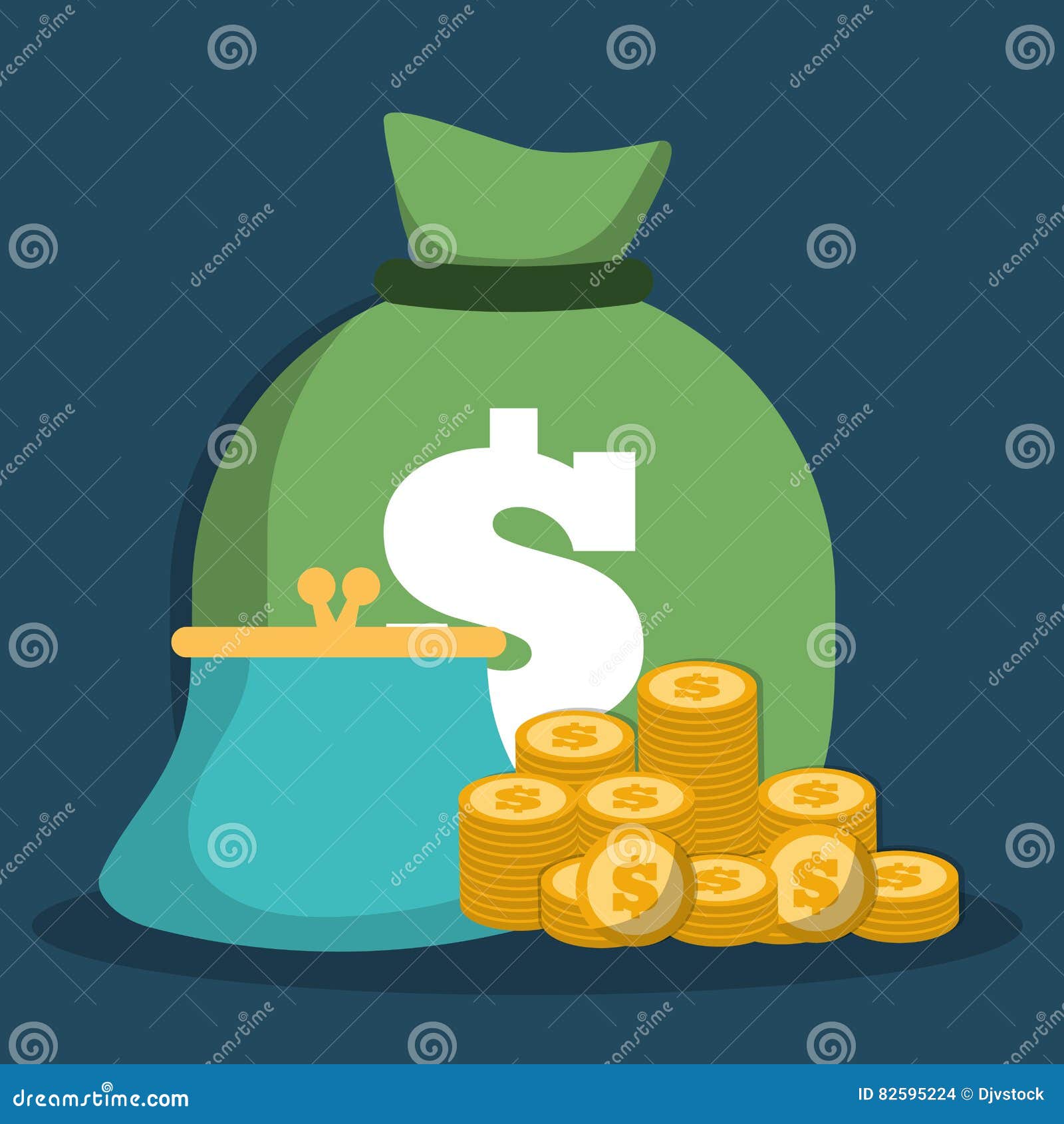 Encaisser L'image Relative D'icônes Illustration Stock - Illustration ...