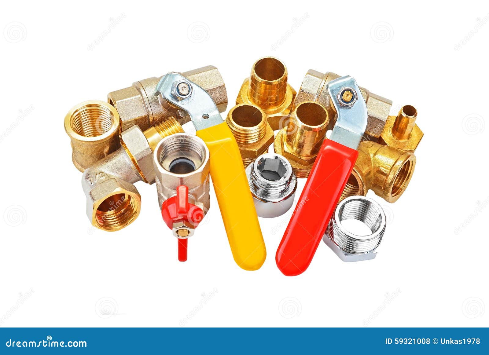 Encaixe E Torneira Do Encanamento Foto de Stock - Imagem de canalizador ...