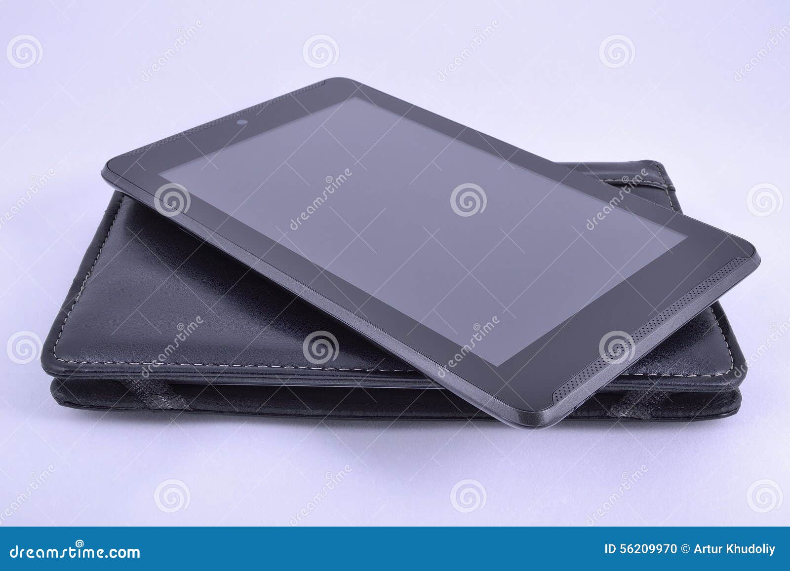 Encarregado Da Tabuleta Na Tabuleta No Caso Foto de Stock - Imagem de ...