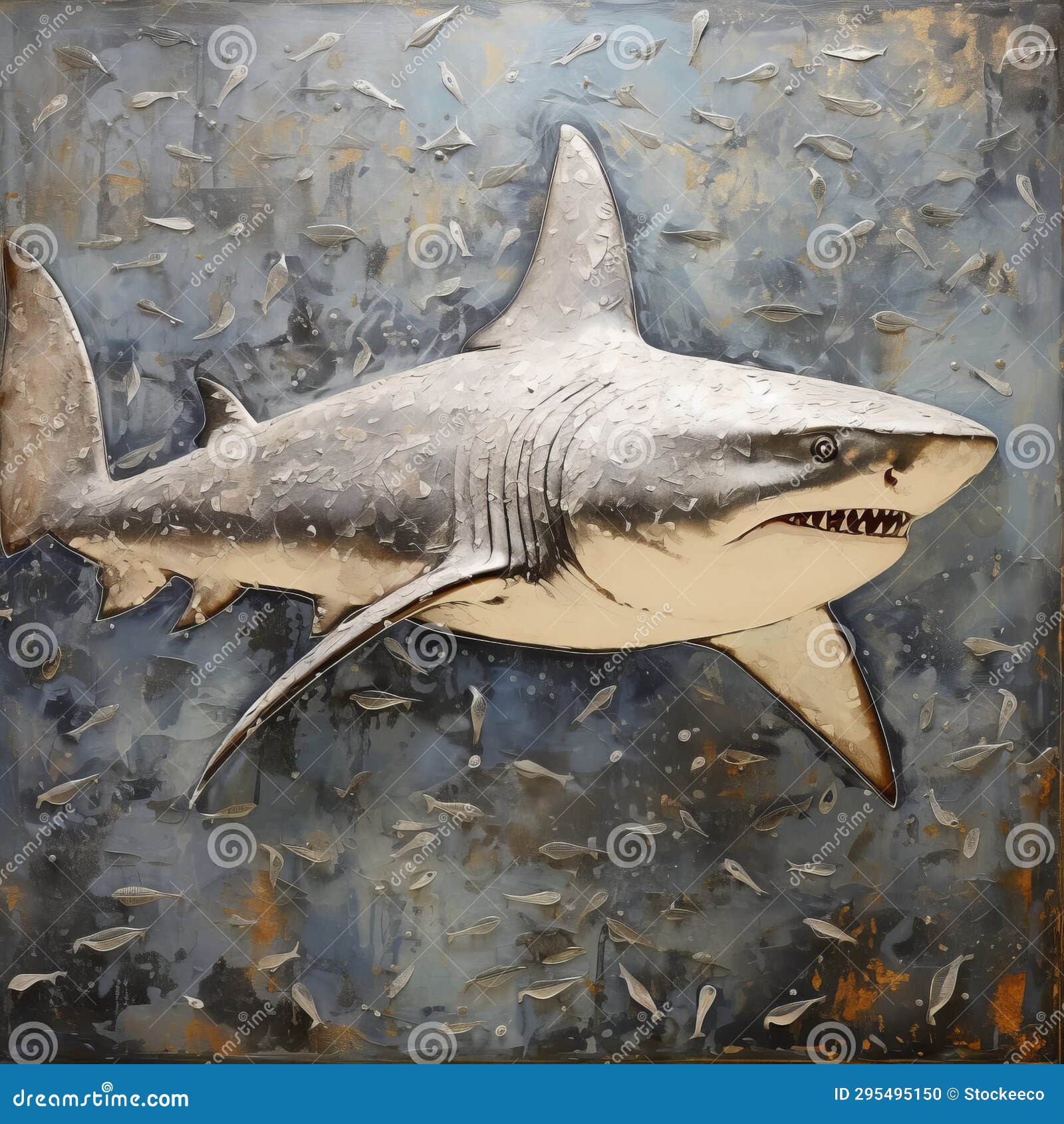 Encaustic Pointillism Wall Art: Rustic Realism of a Powerful White ...