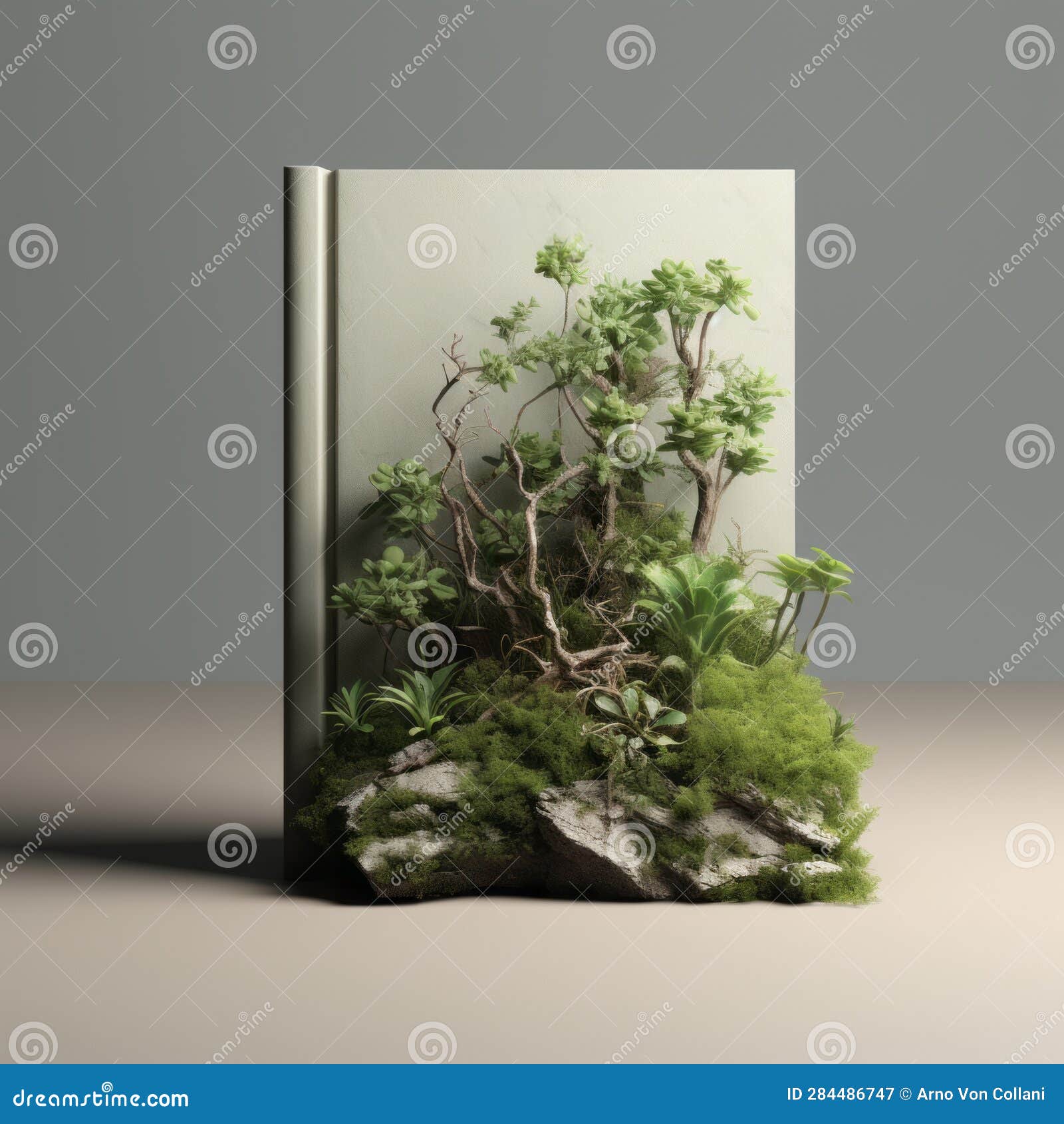 Enchanted Arbor: AI-Generated Book with Trees Sprouting from Cover ...