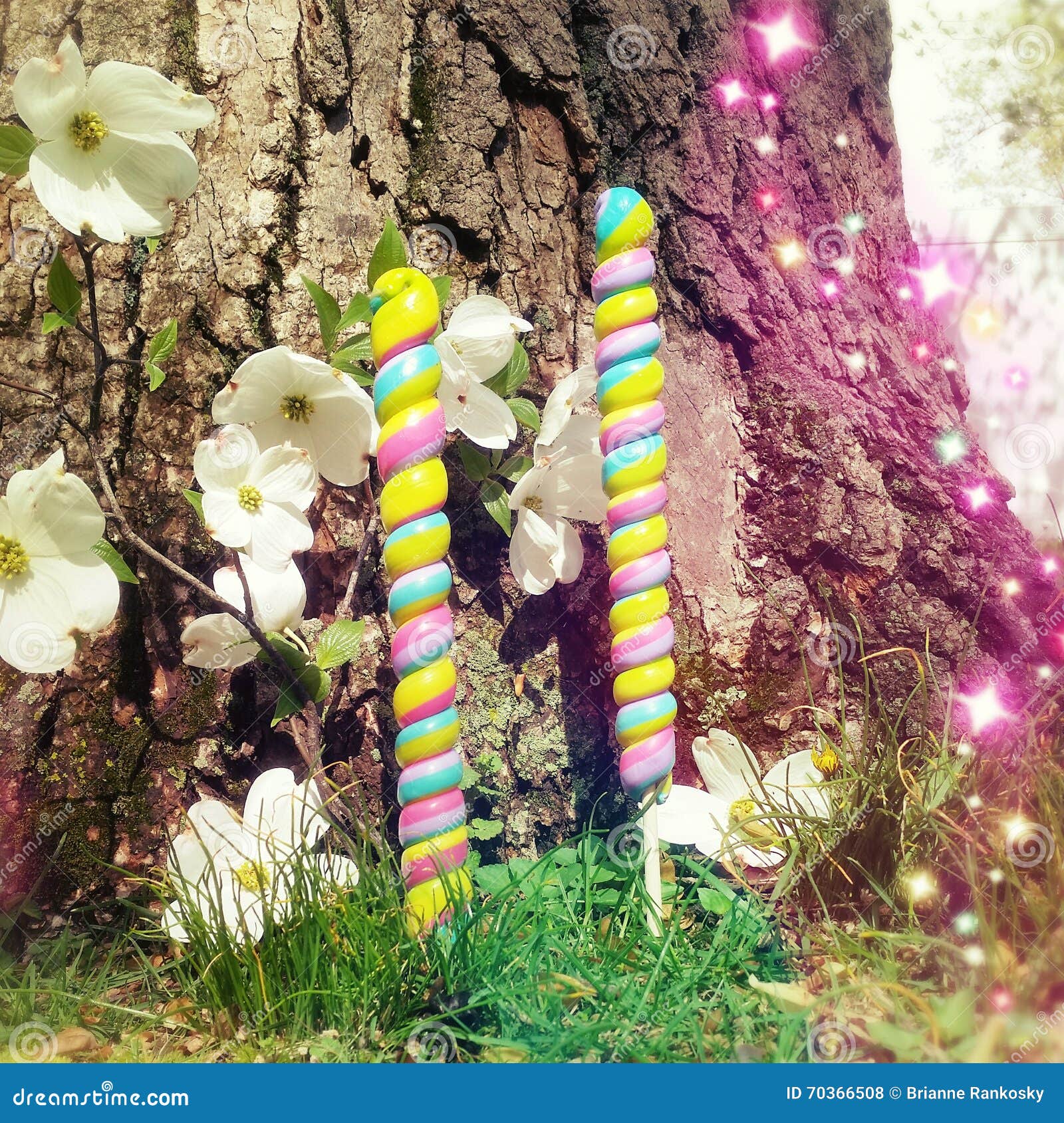 Enchanted Candy Garden stock photo. Image of fairy, garden - 70366508