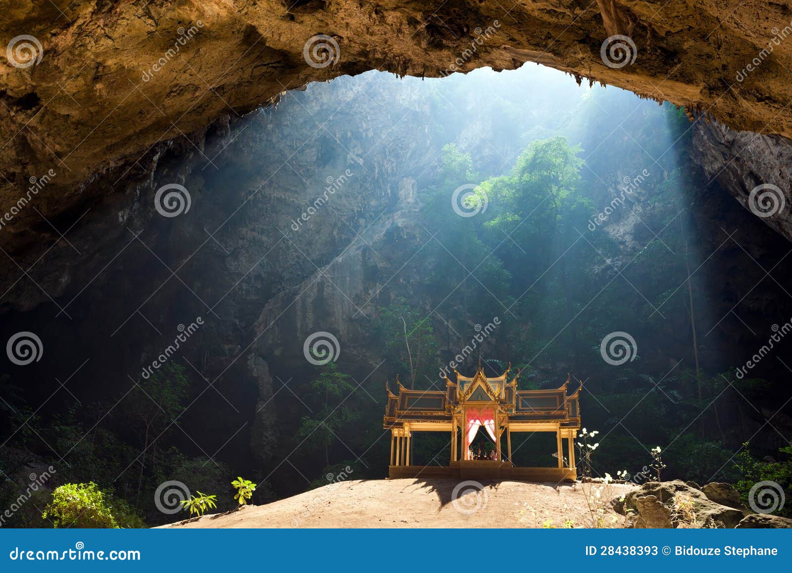 Enchanted cave stock image. Image of buddhism, buddha - 28438393