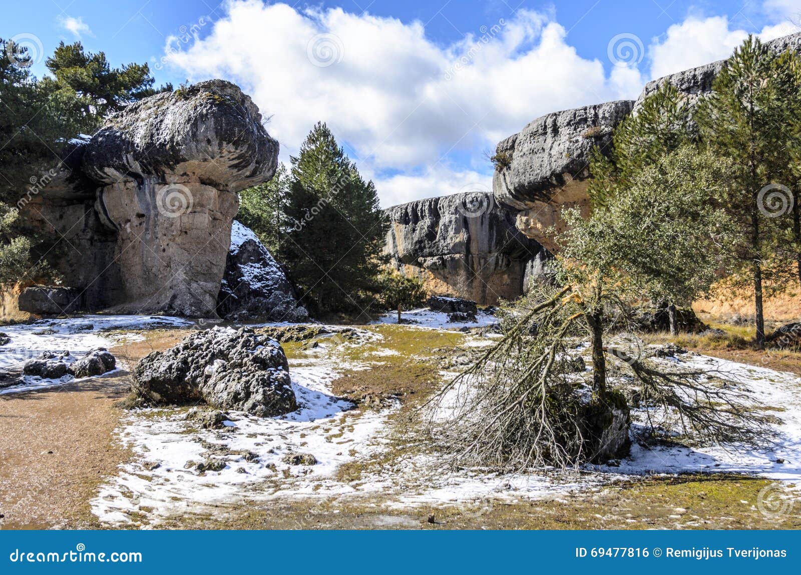 The Enchanted City, Spain stock photo. Image of rocky - 69477816