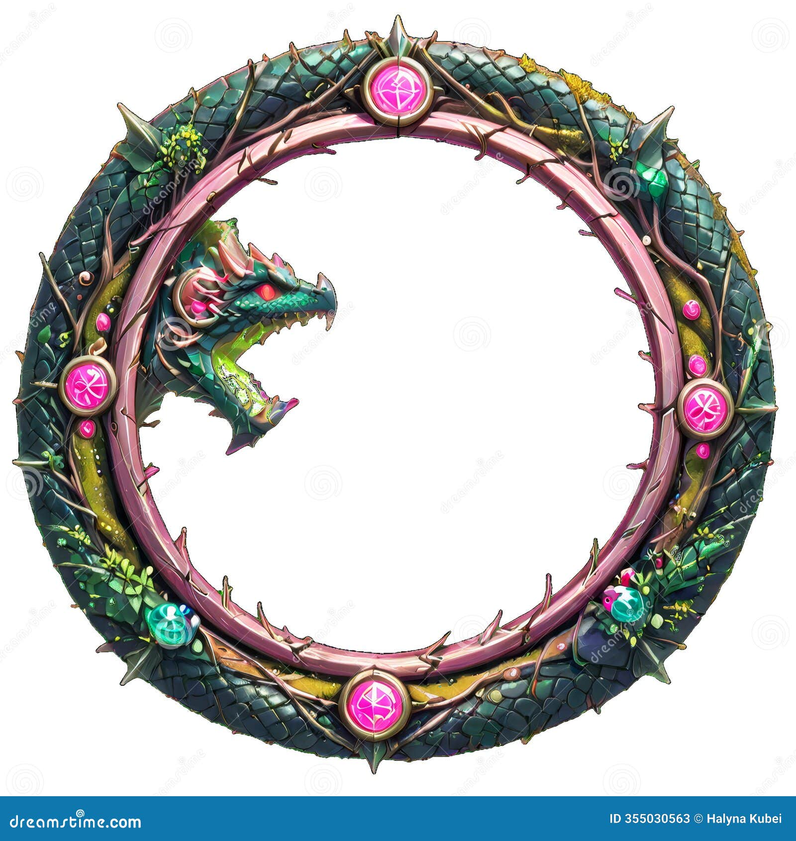 Enchanted Dragon Soaring Through The Night Sky Stock Image ...