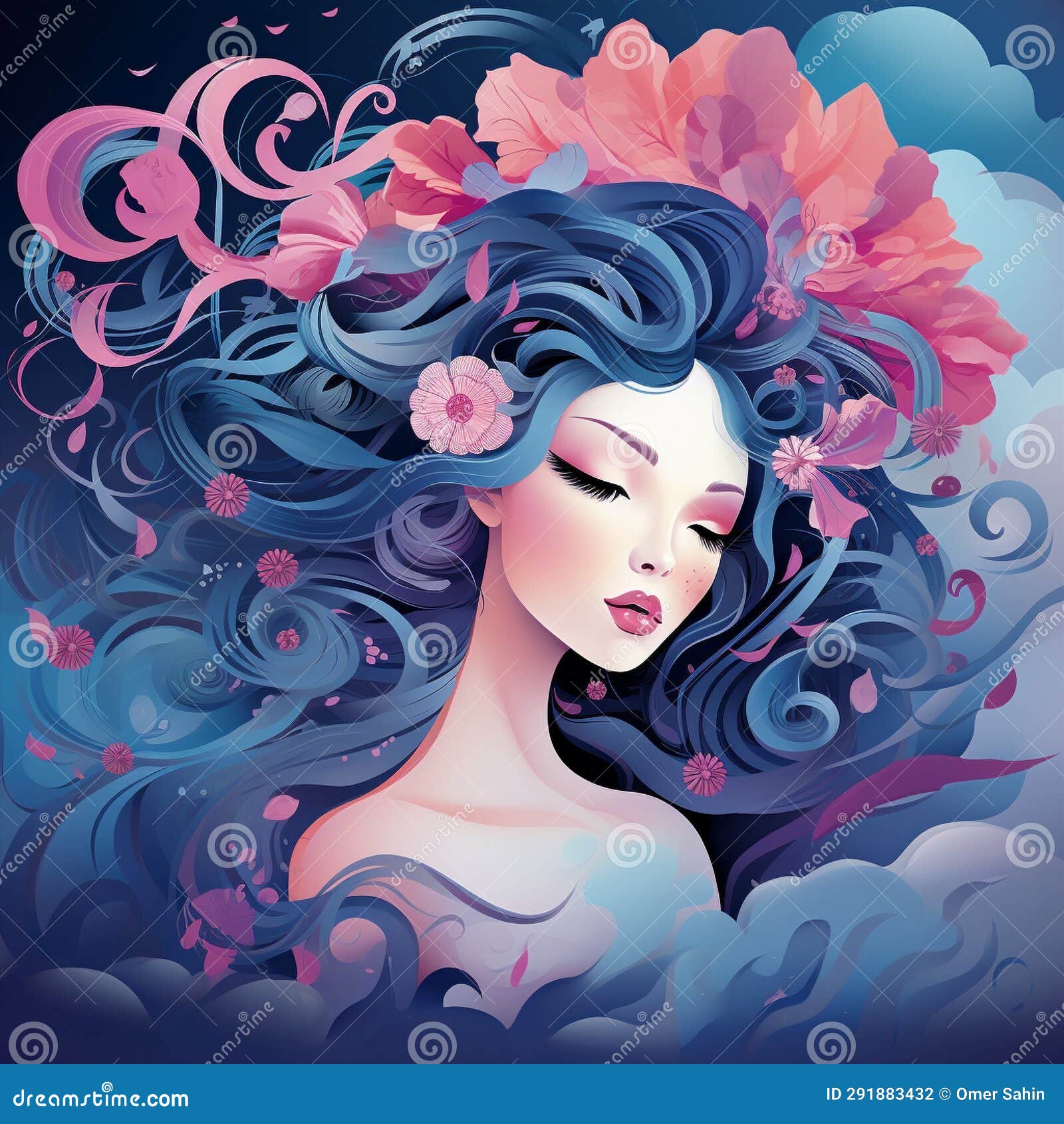 Enchanted Elegance stock illustration. Illustration of viewers - 291883432