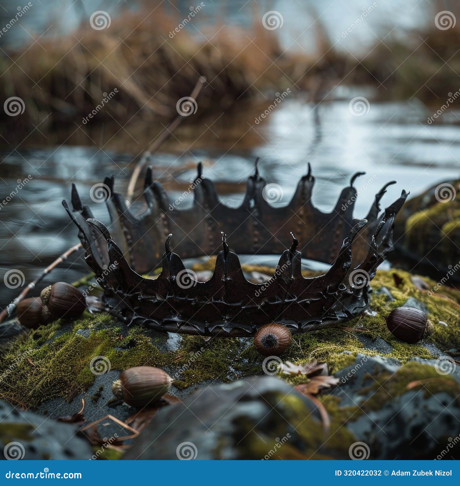 Forest Crown Logo Design Vector Illustration | CartoonDealer.com #121756288