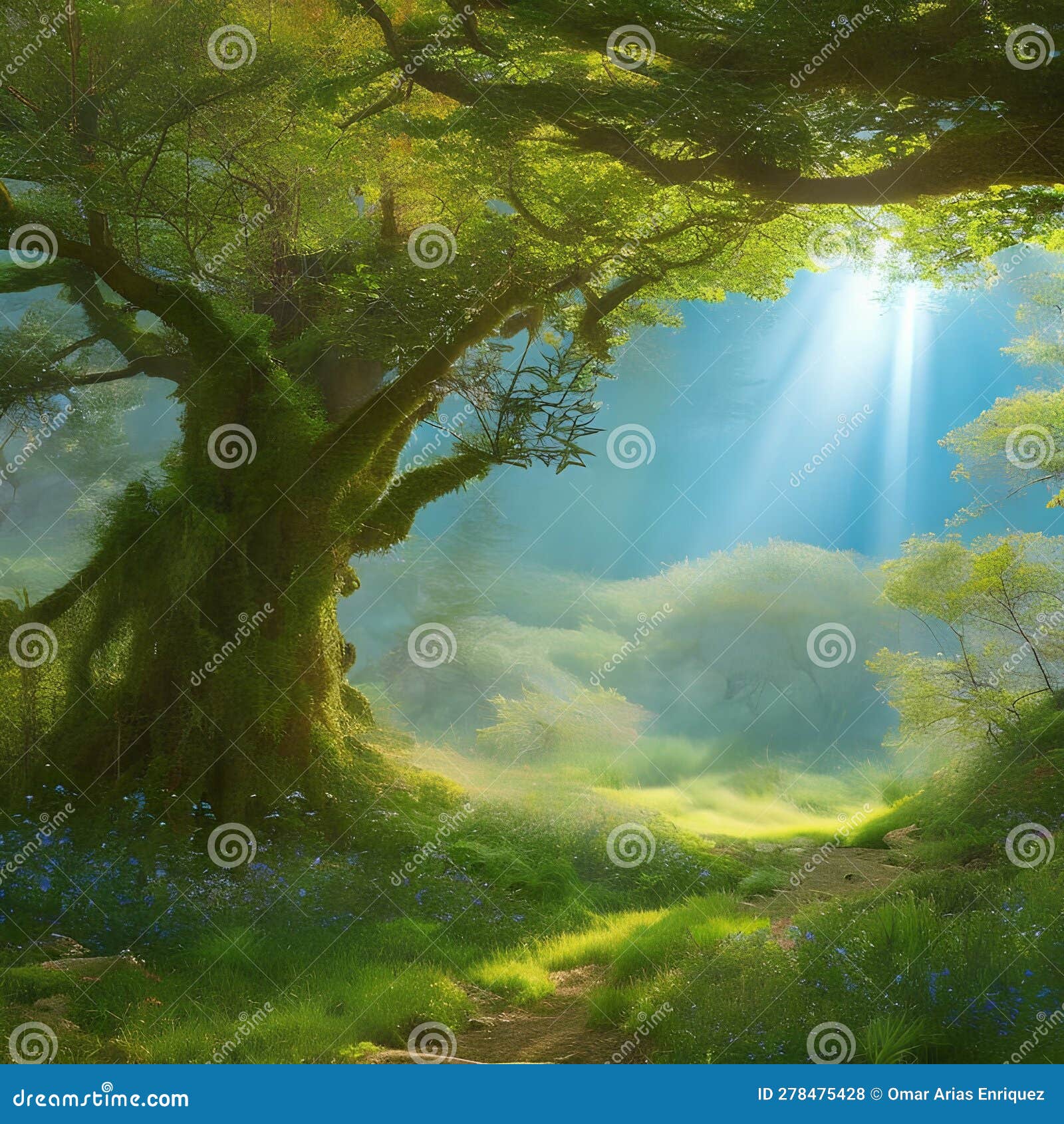 455 Enchanted Forest Glade: A Mystical And Enchanting Background ...