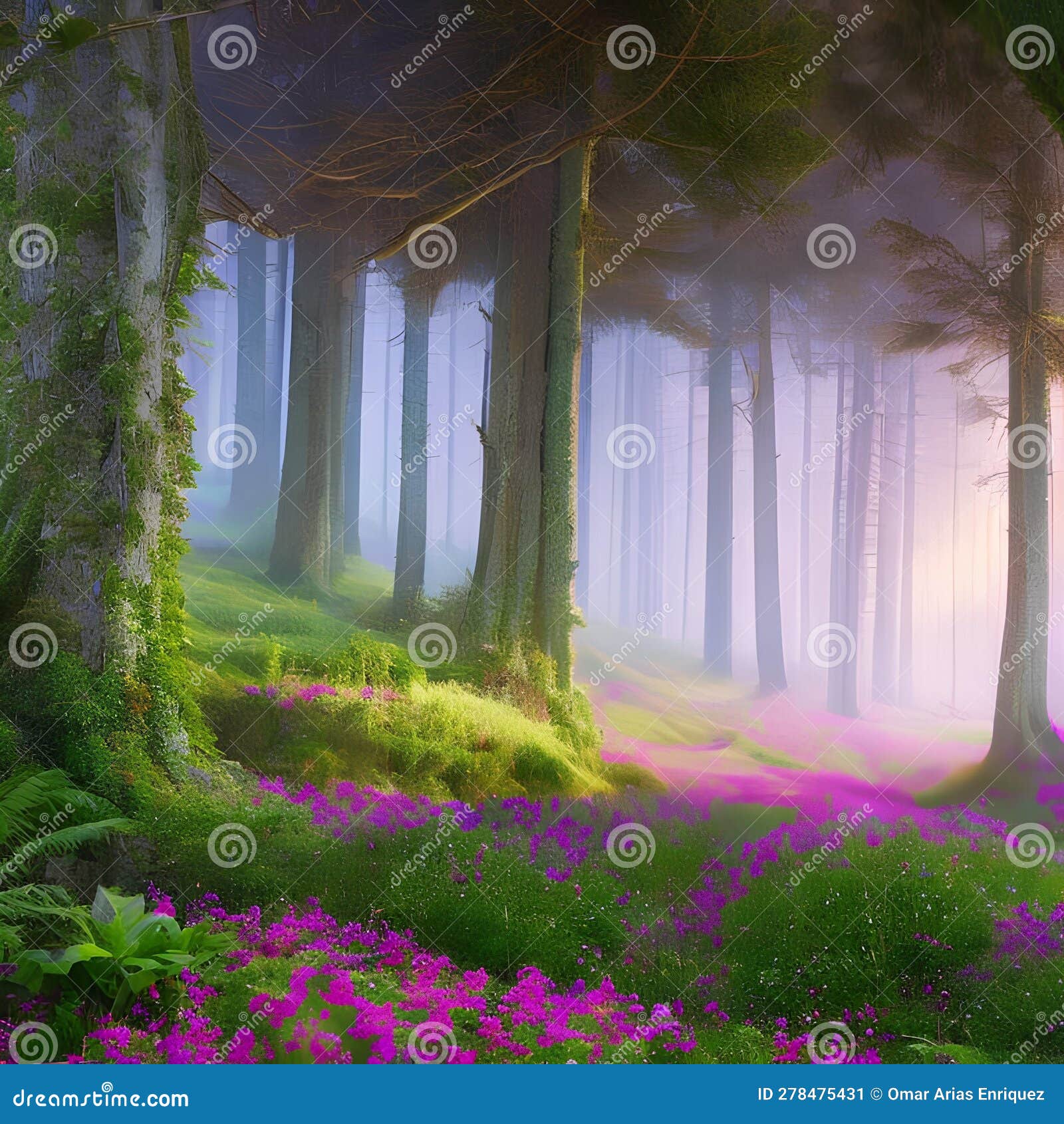 455 Enchanted Forest Glade: A Mystical And Enchanting Background ...