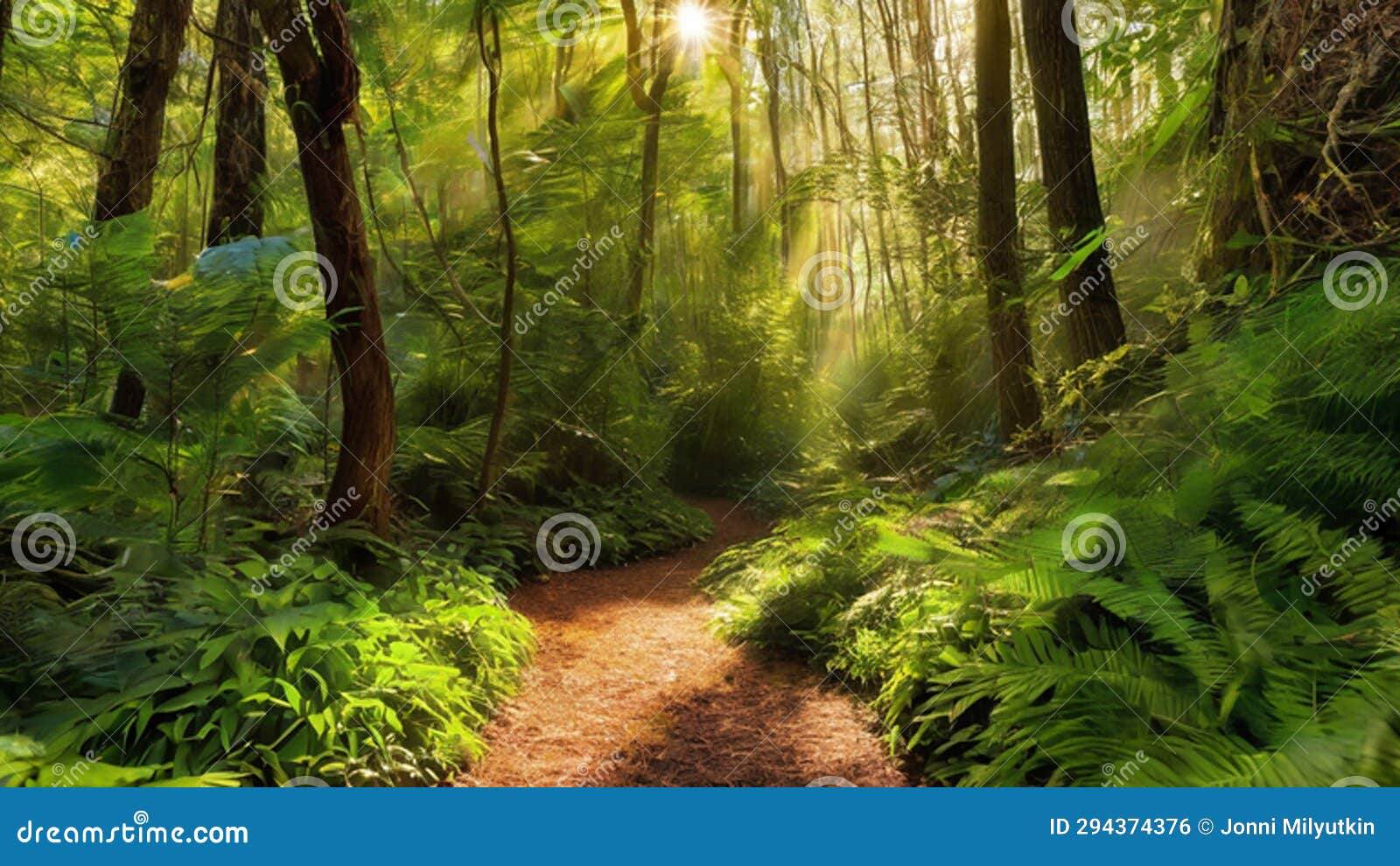 Enchanted Forest Path, Follow a Winding Path through an Enchanted ...