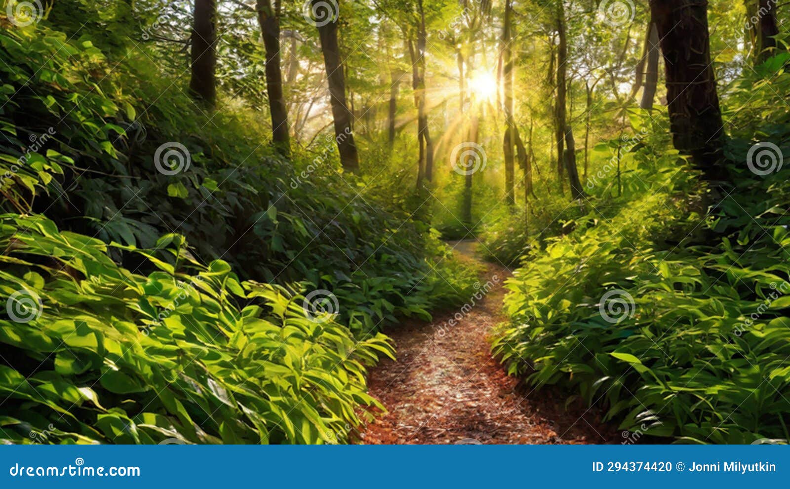 Enchanted Forest Path, Follow a Winding Path through an Enchanted ...