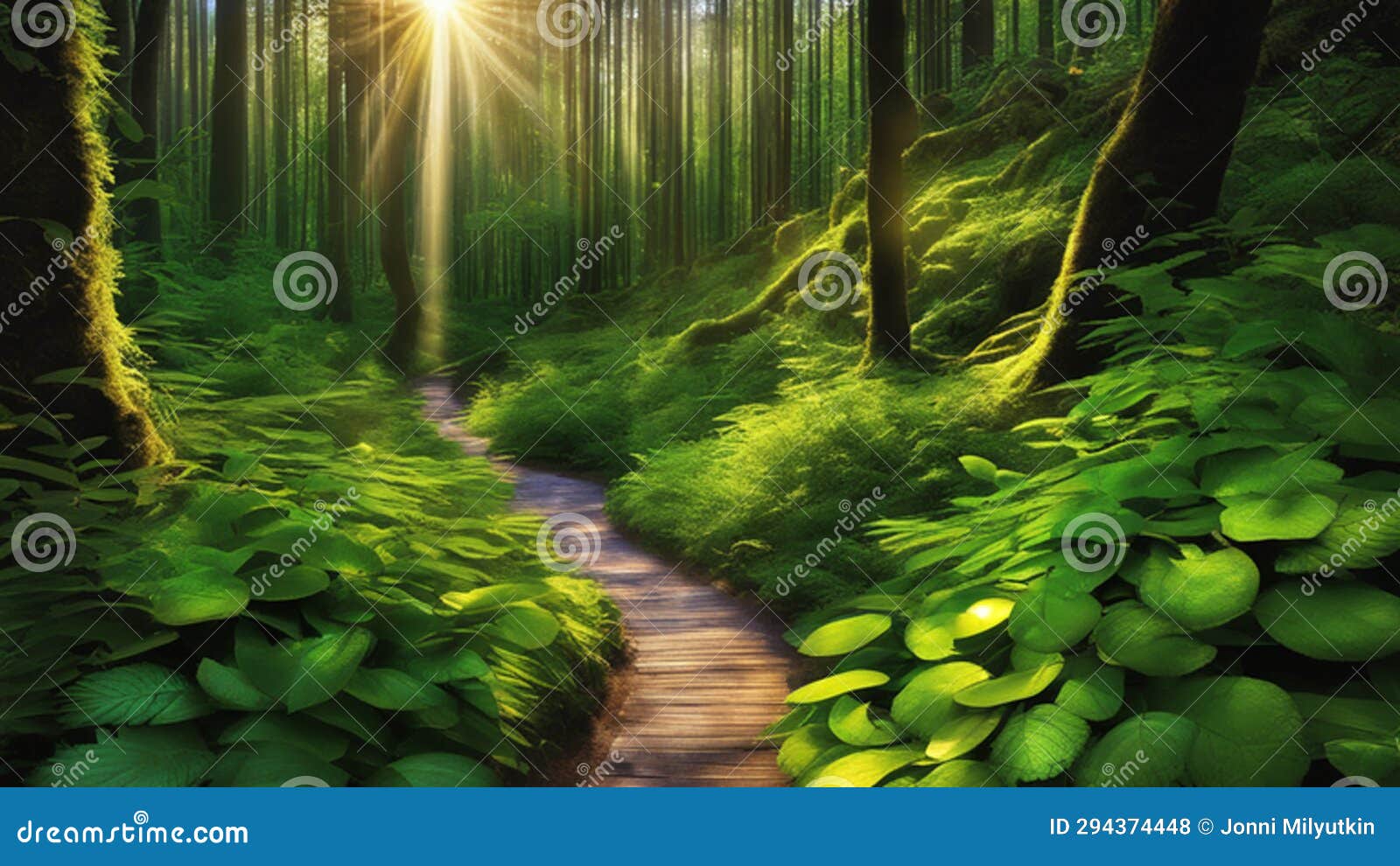 Enchanted Forest Path, Follow a Winding Path through an Enchanted ...