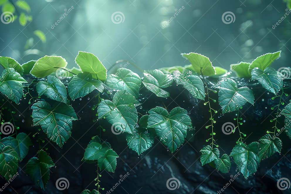 Enchanted Forest Vines: a Lush UI Element Design. Concept Enchanted Forest, Vines, Lush, UI ...