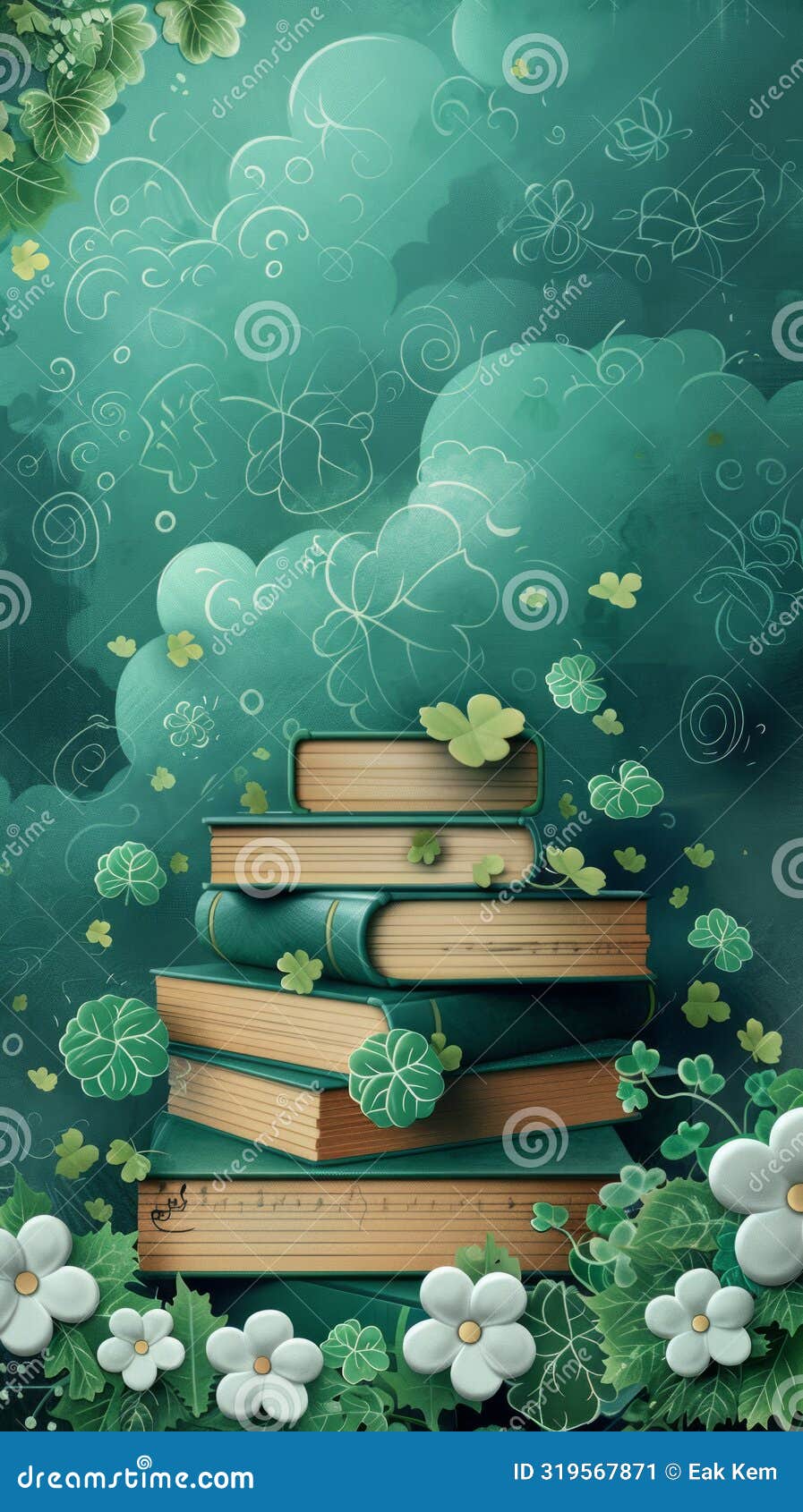 Knowledge Blossoms. Symbolizing Growth And Learning Stock Image ...