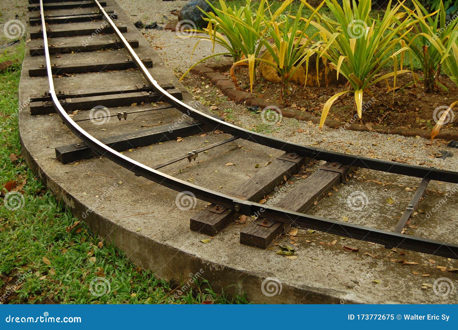 Theme Park Train Rail Track In Santa Rosa, Laguna, Philippines Royalty ...