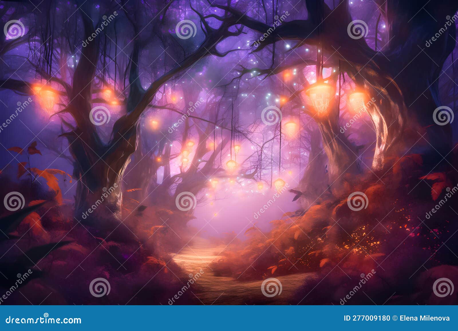 Enchanted Magical Realm, Generative AI Stock Photo | CartoonDealer.com ...