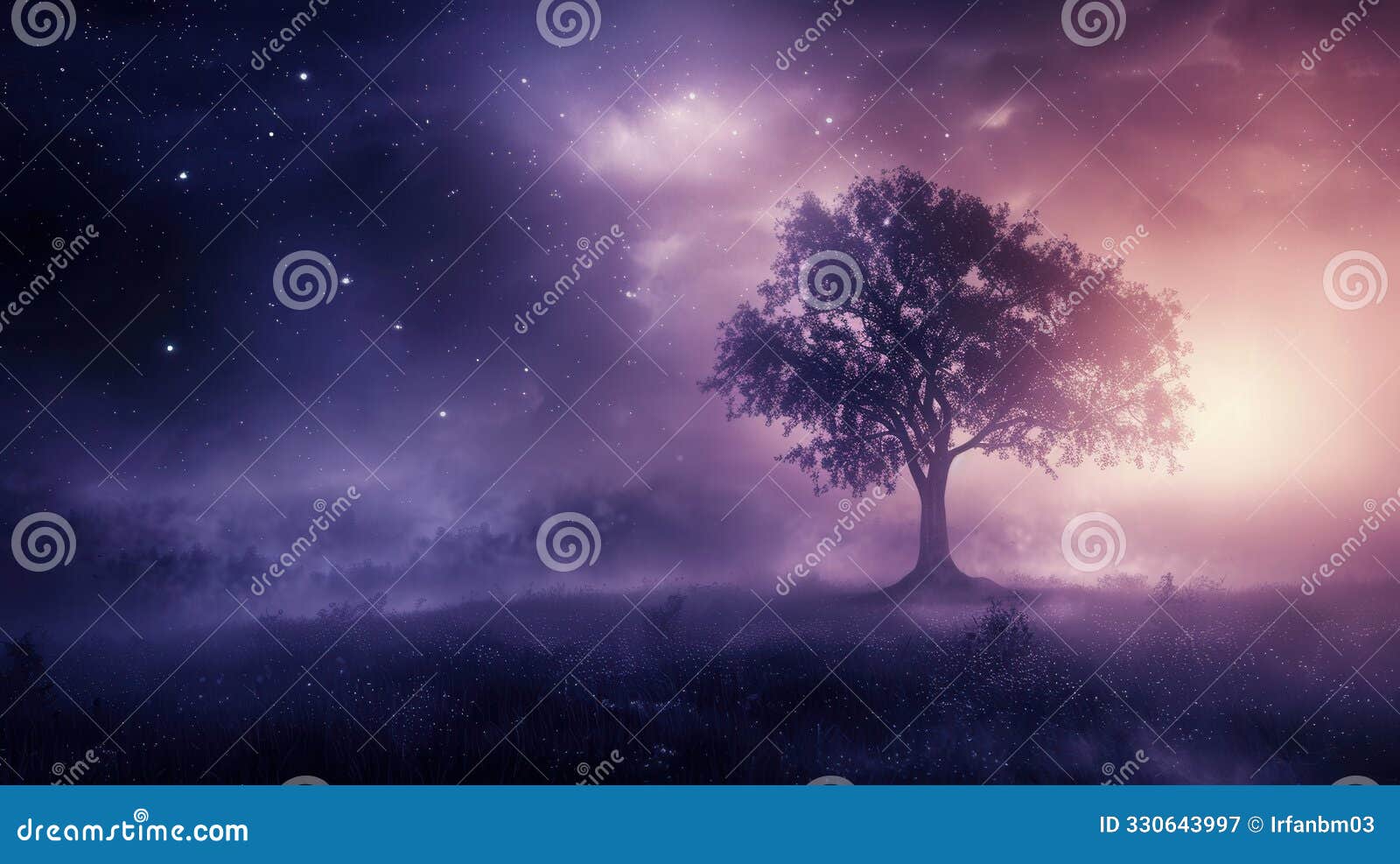 Enchanted Magical Wallpaper. High Detailed Plain Background with ...