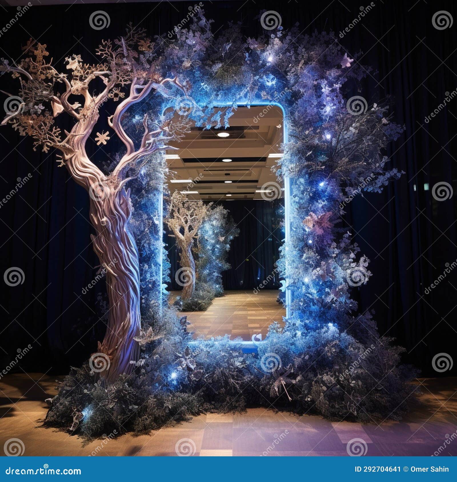 Enchanted Mirror: Step into a Fairytale World! Stock Image - Image of ...