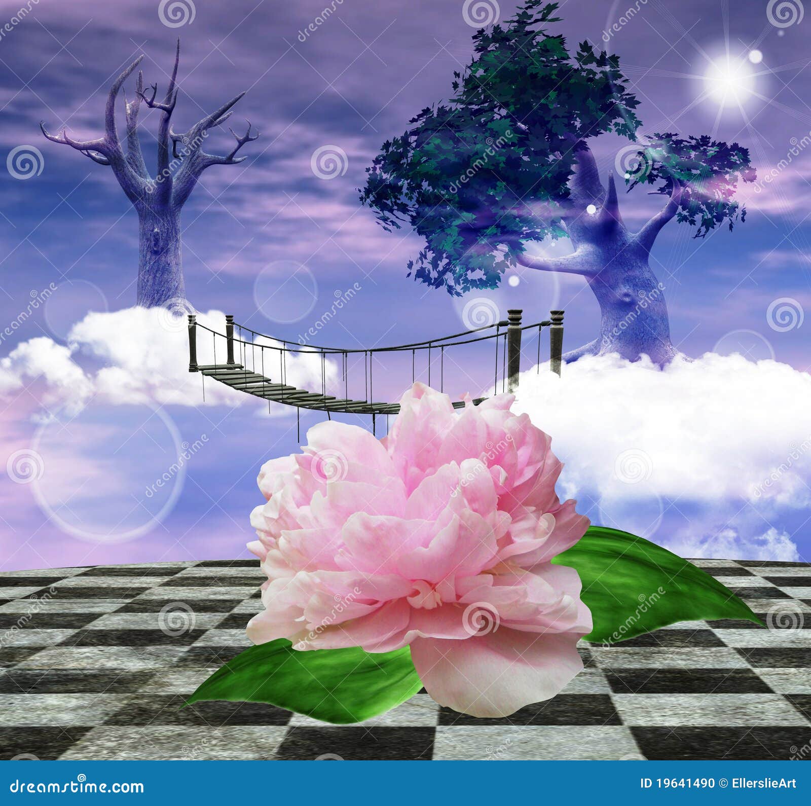 Enchanted Nature Series - Surreal Nature Stock Illustration ...