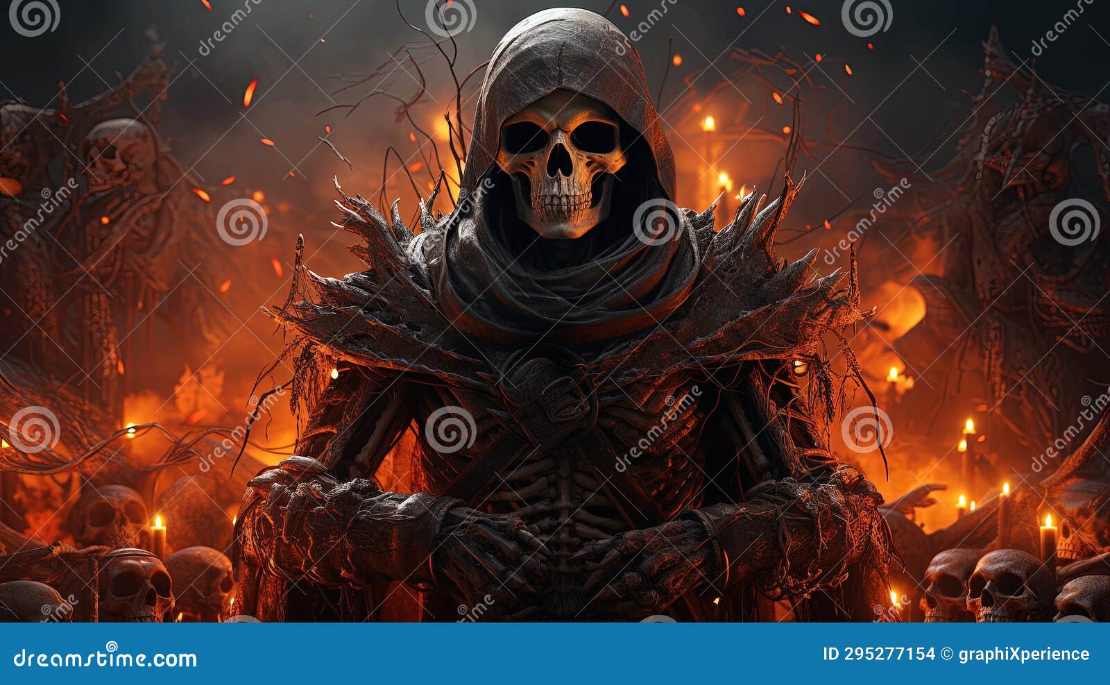 Enchanting All Hallows Eve Delight Stock Illustration - Illustration of ...