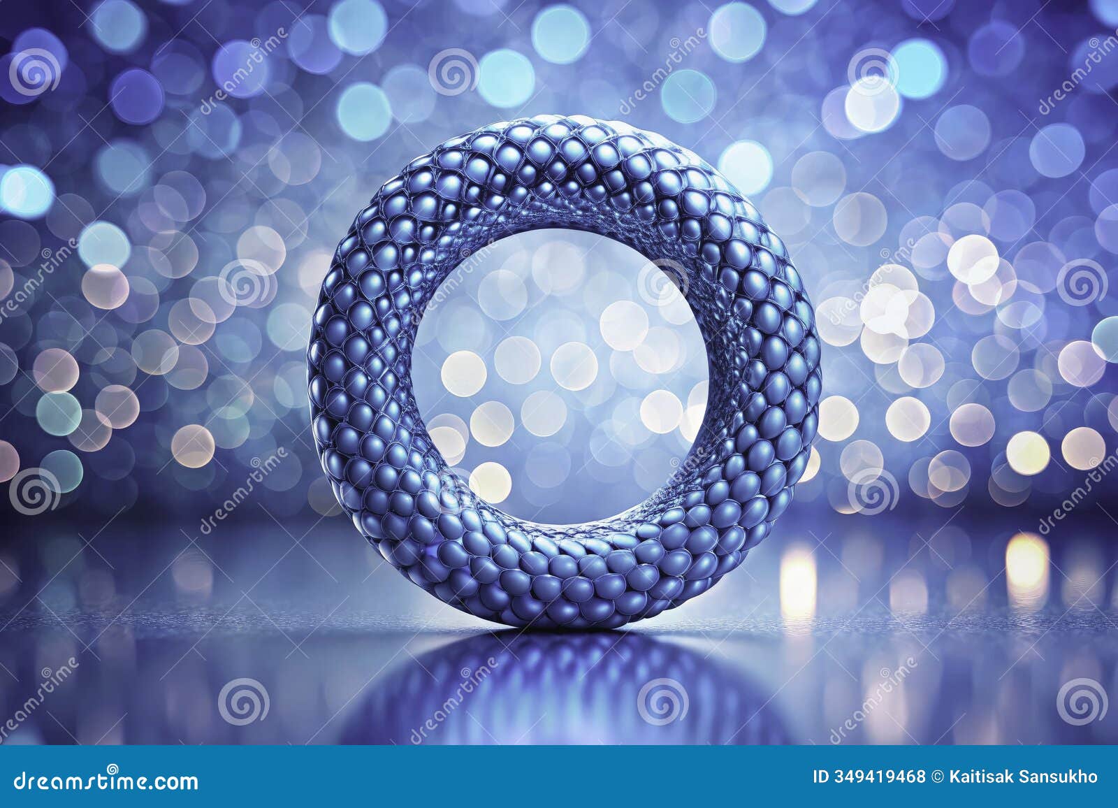 Impossible 3D Circle Object For Logo Template Cartoon Vector ...