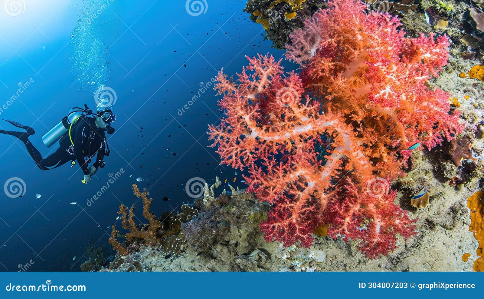 Enchanting Coral Reef Exploration Stock Illustration - Illustration of ...