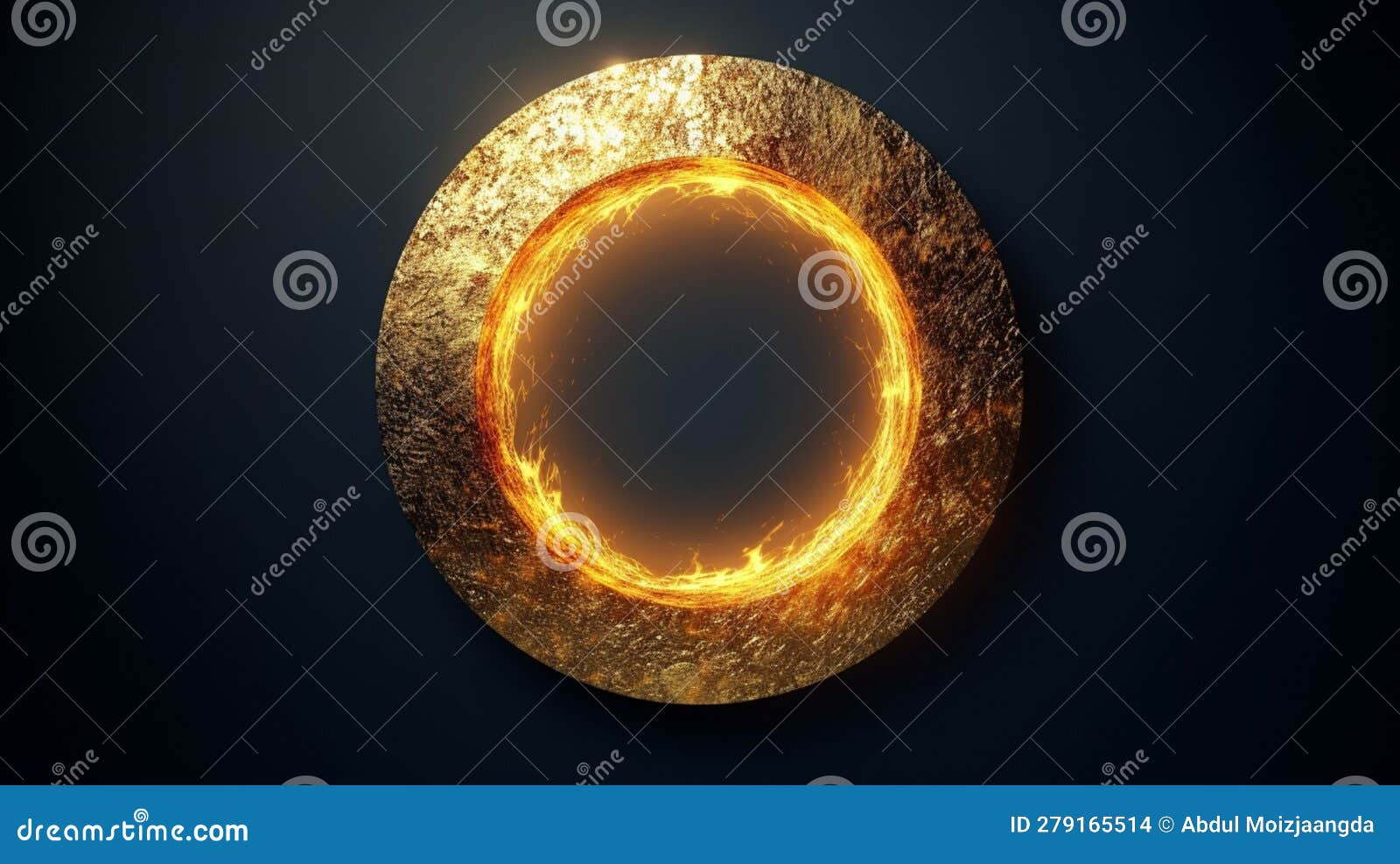 Enchanting Golden Gradient Lettering On Black Background Vector ...