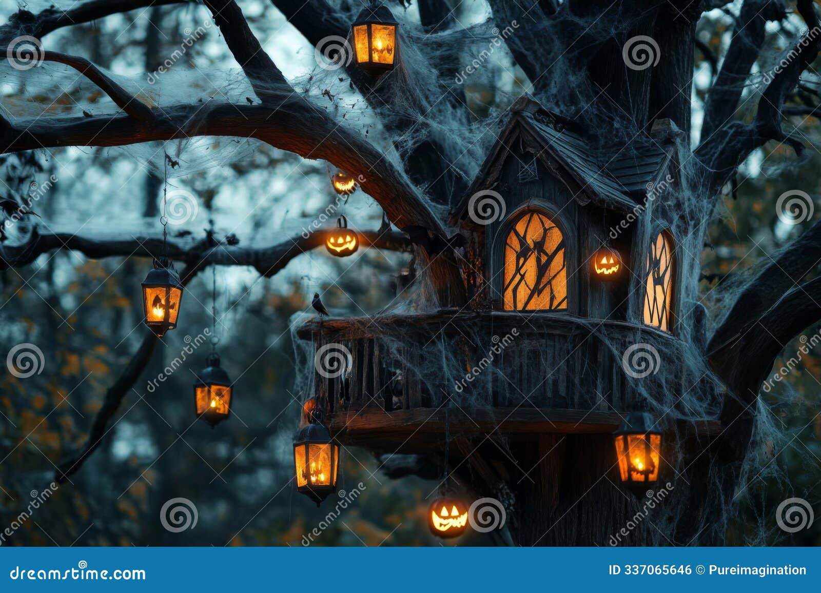 Enchanting Halloween Background: Eerie Graveyard Shrouded In Pale Fog, Setting The Spooky Scene ...