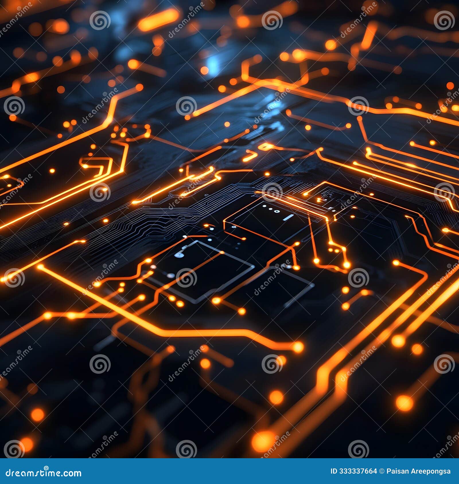 Enchanting Patterns of Electric Currents on a Circuit Board Brimming ...