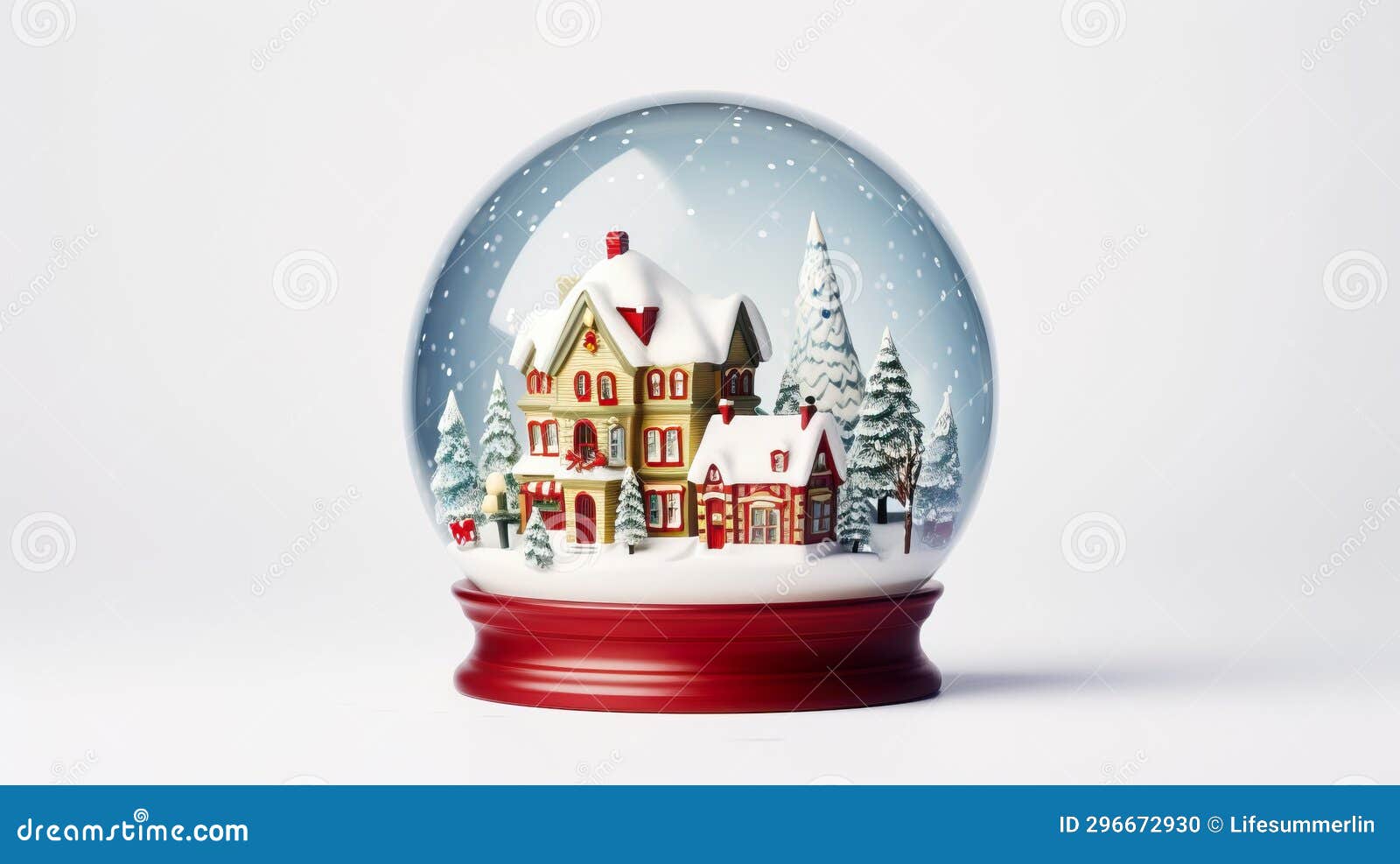 Enchanting Snow Globe Spreading Winter Magic Stock Photo - Image of festive, enchanting: 296672930