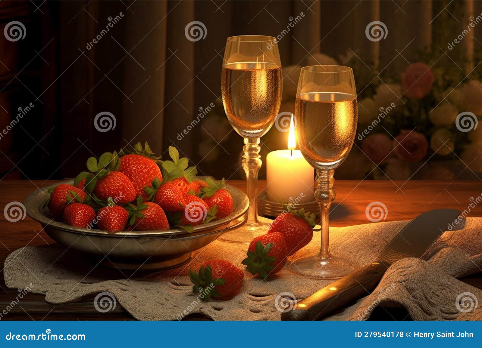 The Enchanting Strawberry: a Taste of Sunshine Stock Illustration ...