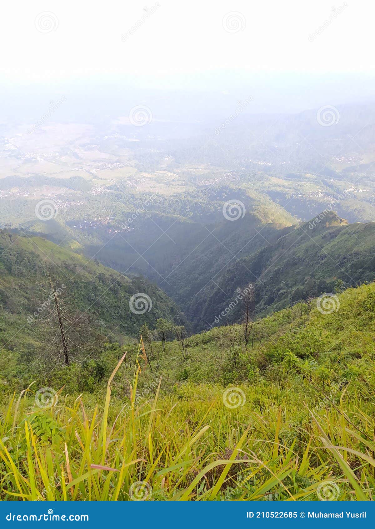 An Enchanting Valley and Ridge Stock Image - Image of valley, mountain ...
