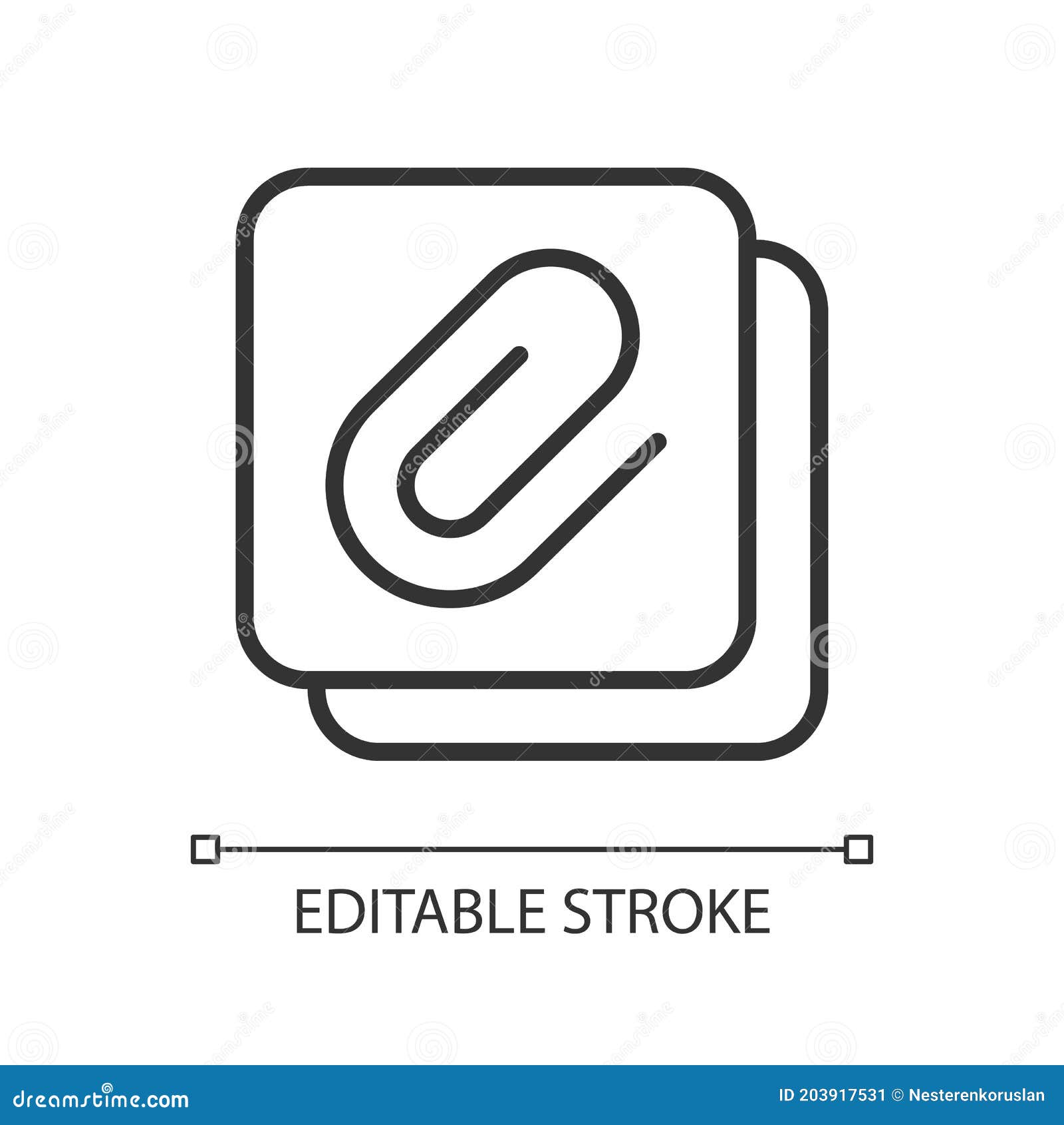 Enclosure Pixel Perfect Linear Icon Stock Vector - Illustration of ...