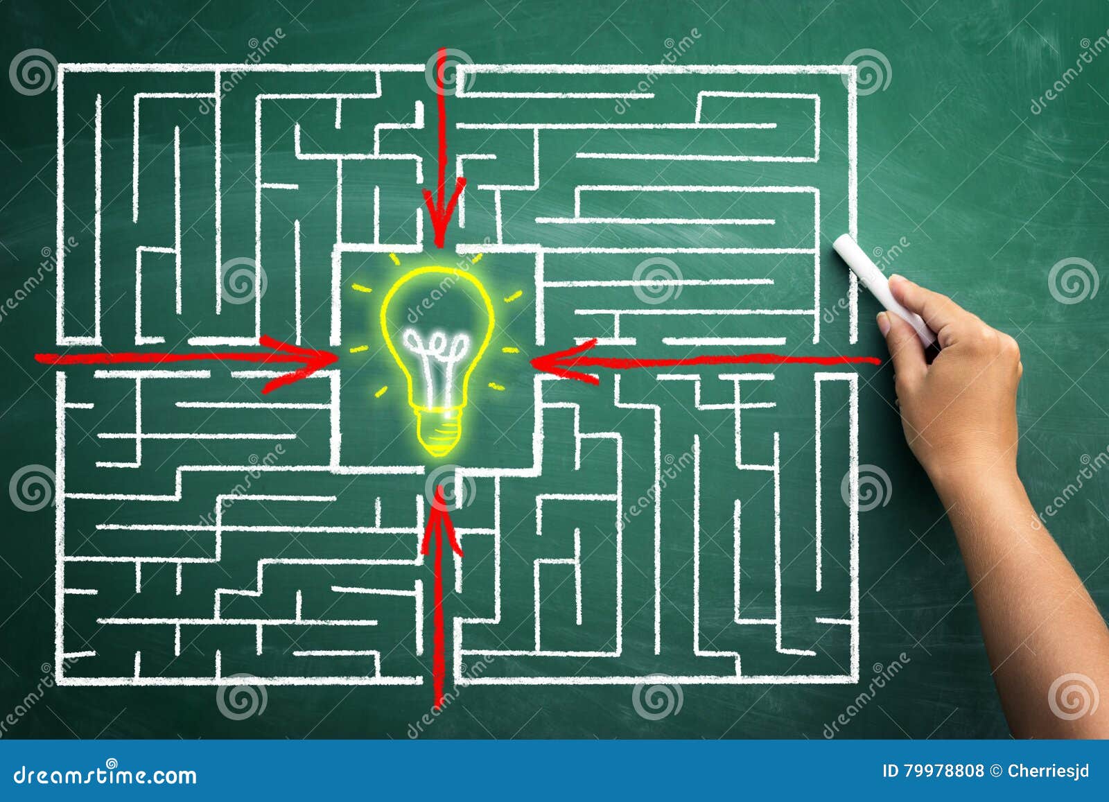 Encontrar la idea correcta foto de archivo. Imagen de copia - 79978808