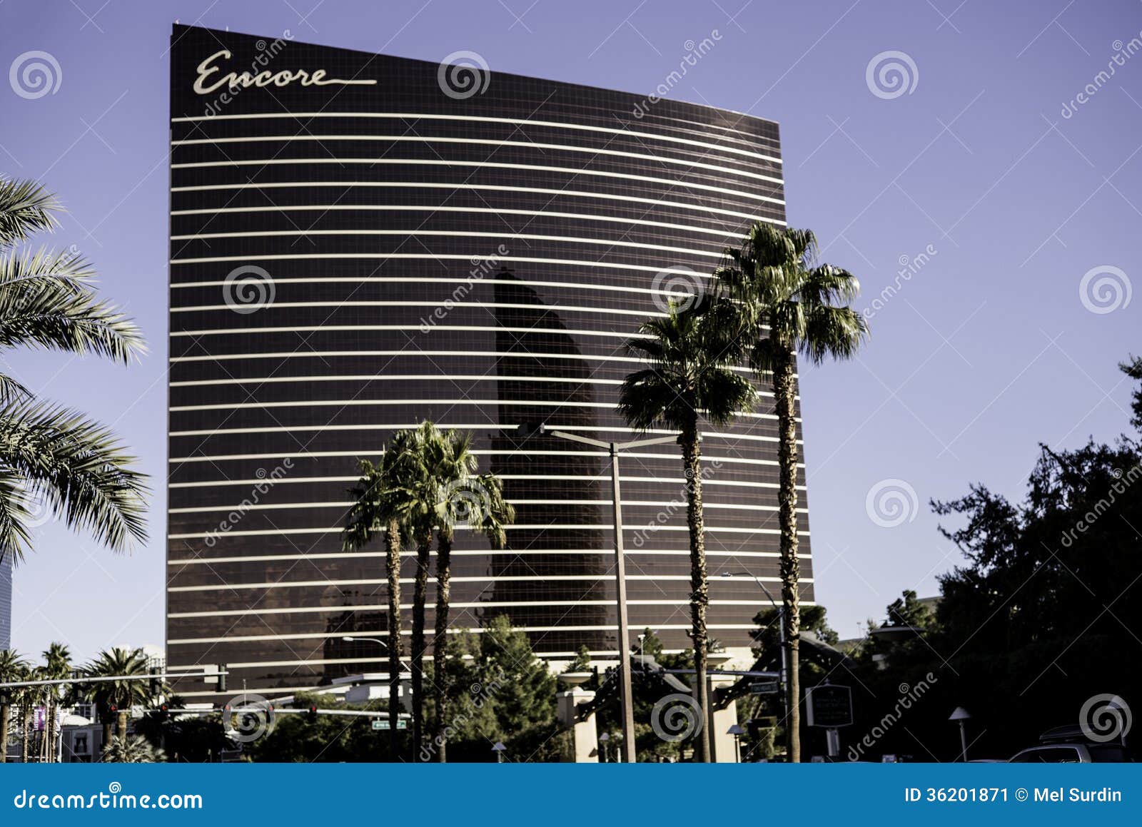 Encore Hotel editorial photo. Image of america, trees - 36201871