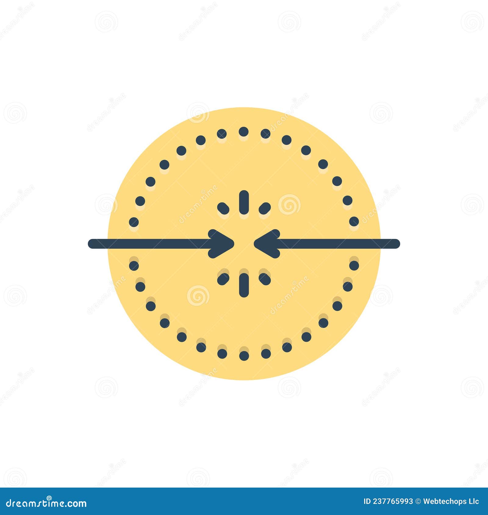 Color Illustration Icon for Encounter, Arrow and Faceoff Stock Vector ...