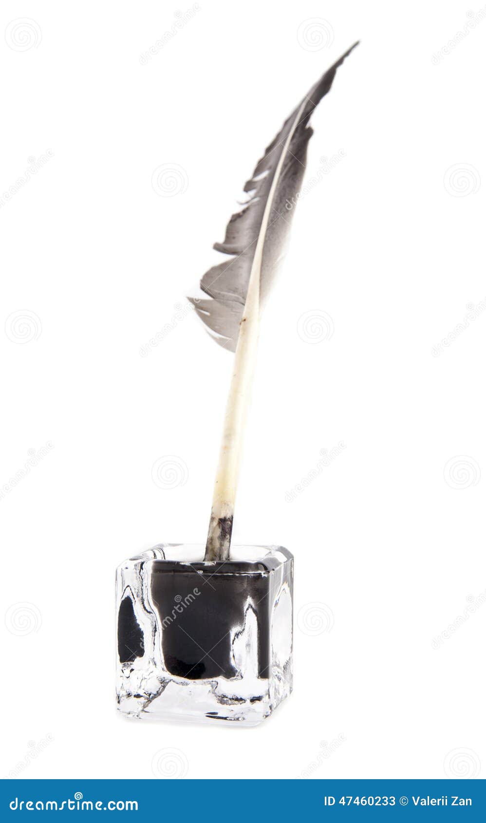 Encrier et plume image stock. Image du calligraphie, culture - 47460233