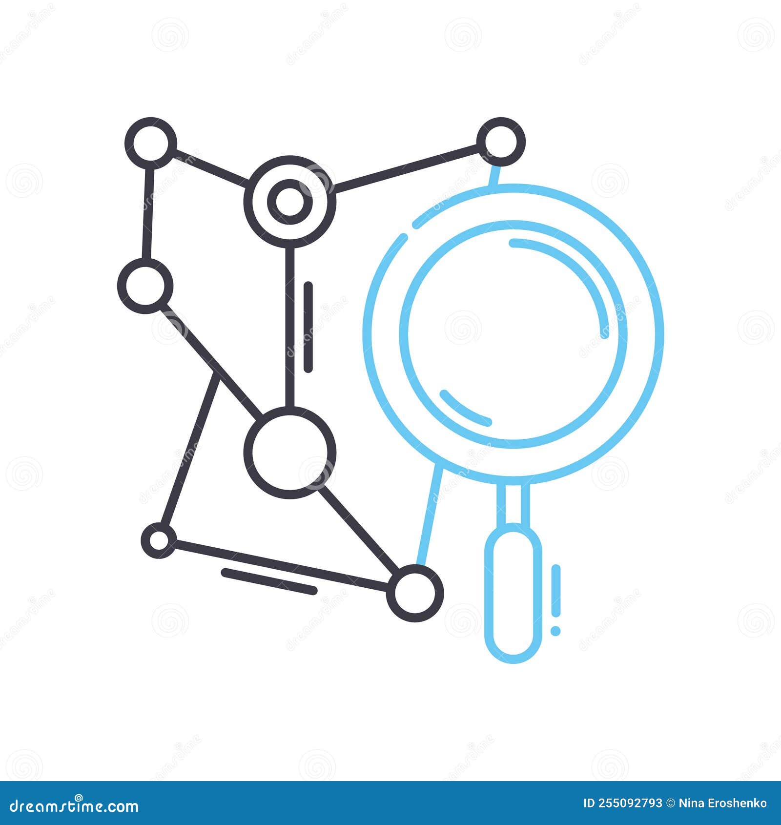 Encrypt Line Icon, Outline Symbol, Vector Illustration, Concept Sign ...