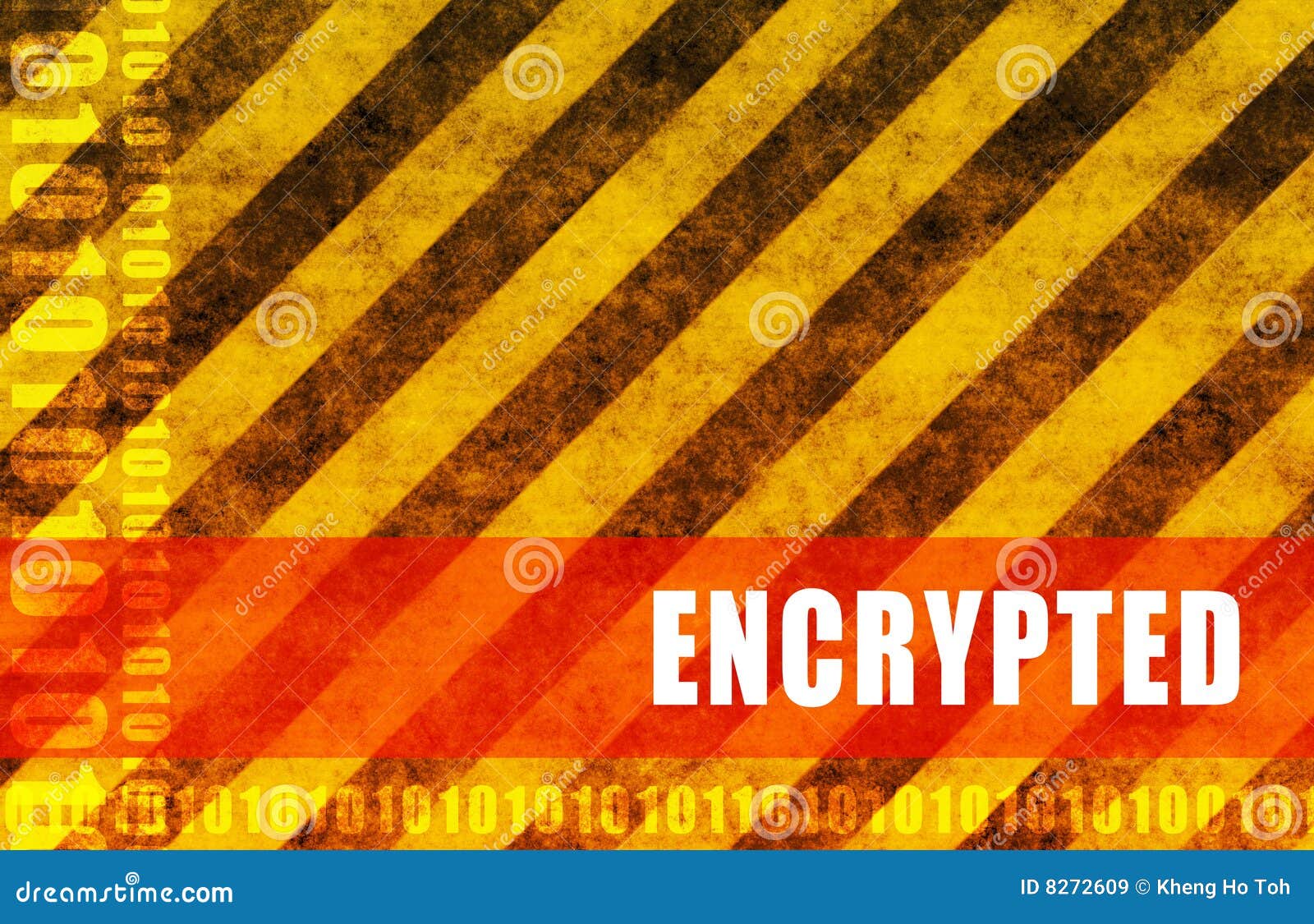 Encrypted stock illustration. Illustration of protection - 8272609