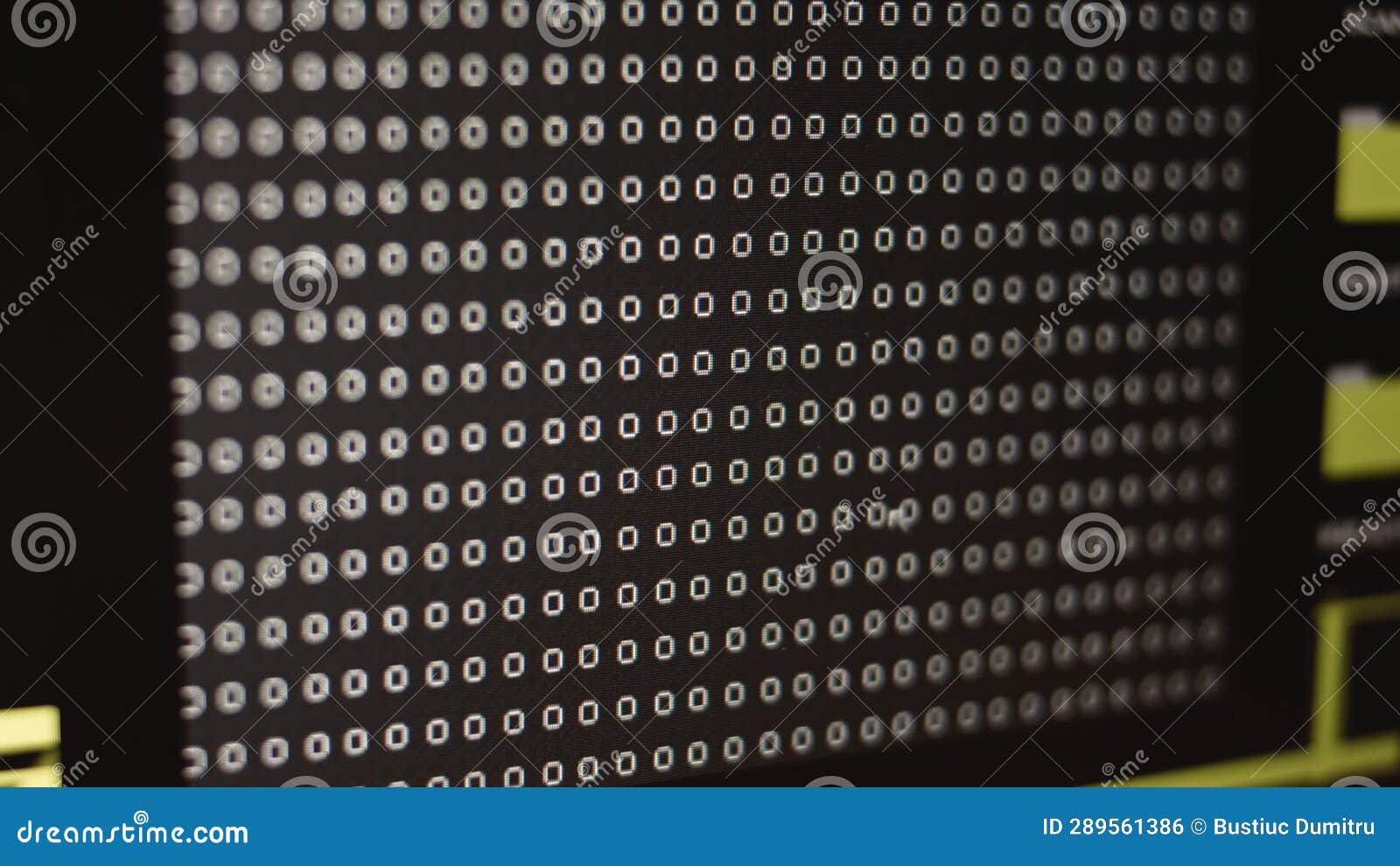 Encrypted Data Process Visual, Symbols. Numbers and Letters ...