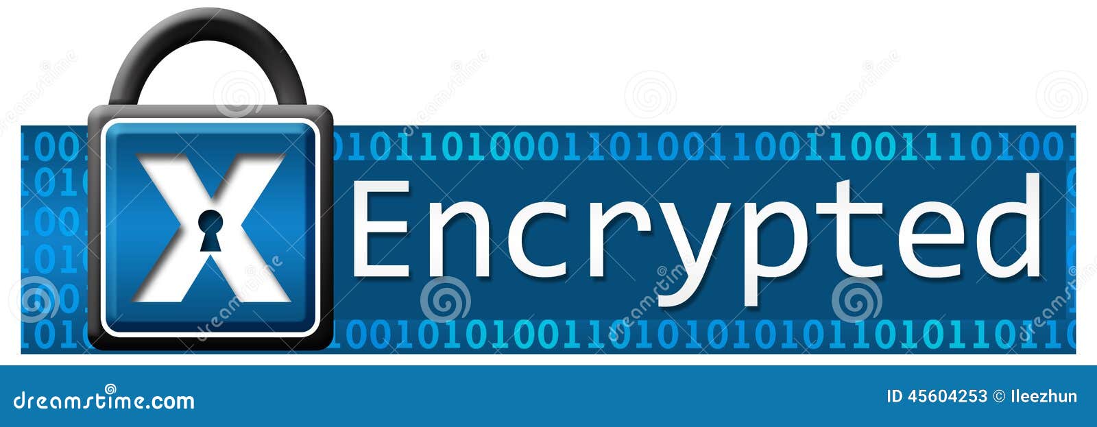 Encrypted stock illustration. Illustration of privacy - 45604253