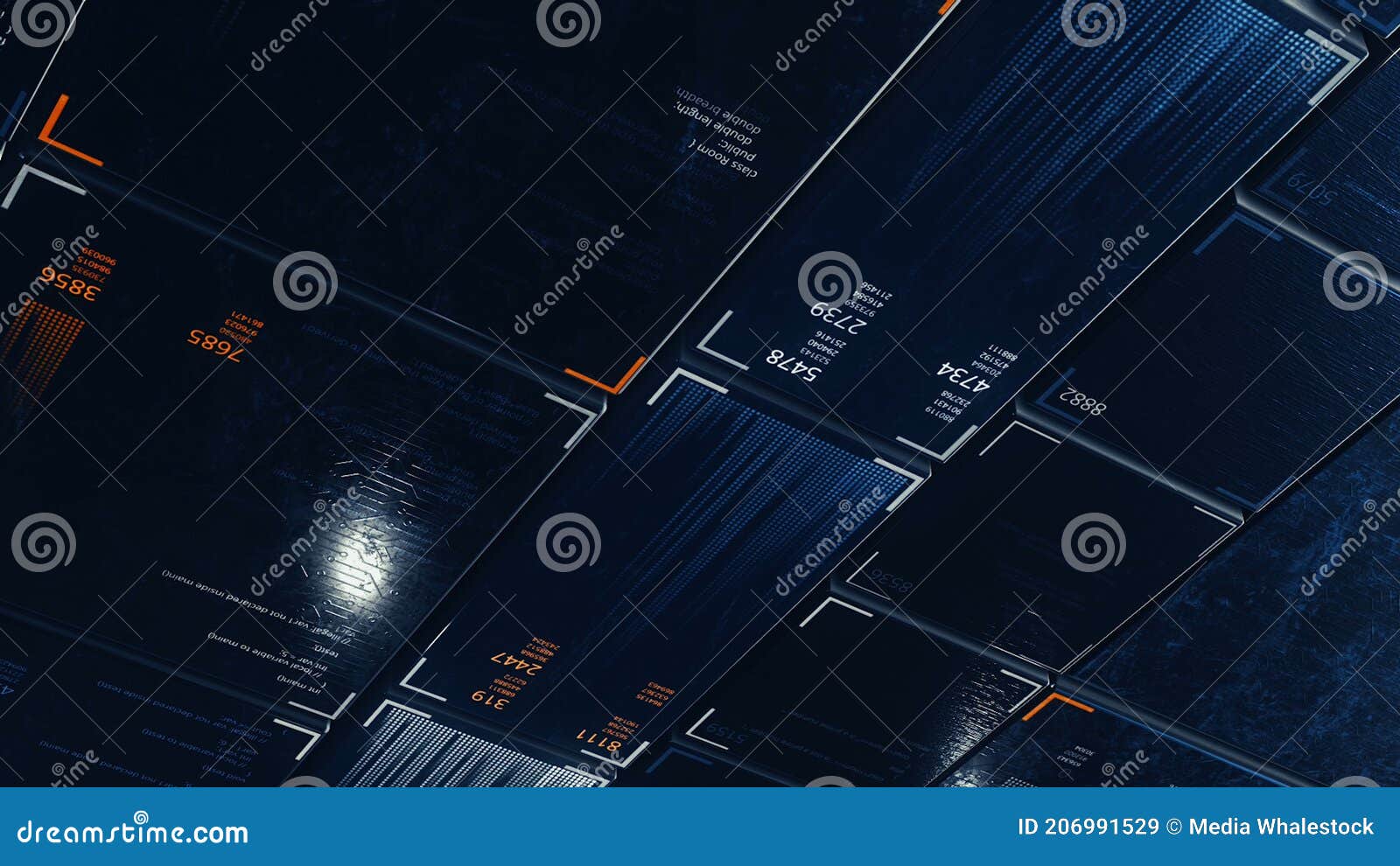Encrypted Fast Long Scrolling Programming Security Hacking Code On Black Background Seamless